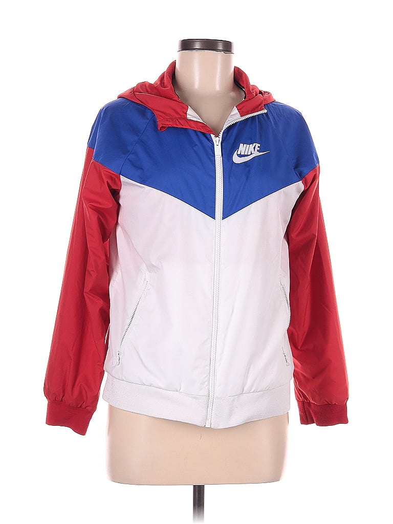 Nike 100 Polyester Chevron Herringbone Color Block Chevron White