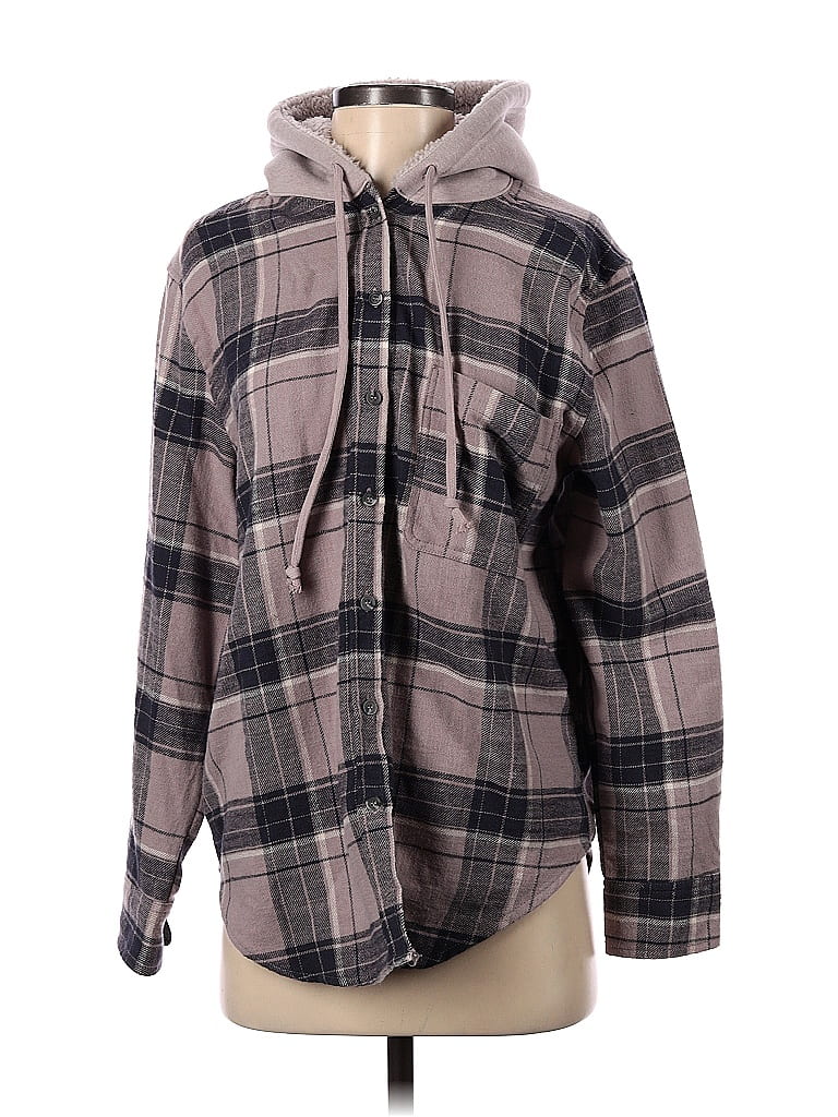 Love Tree Plaid Gray Jacket Size S - 54% off | thredUP