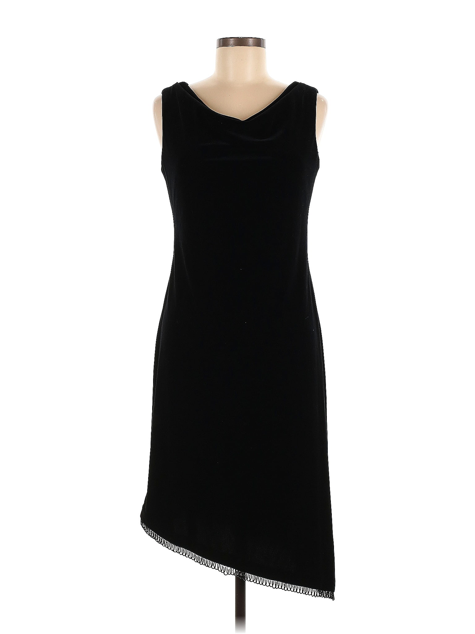 Donna Ricco Solid Black Cocktail Dress Size 6 - 19% off | thredUP