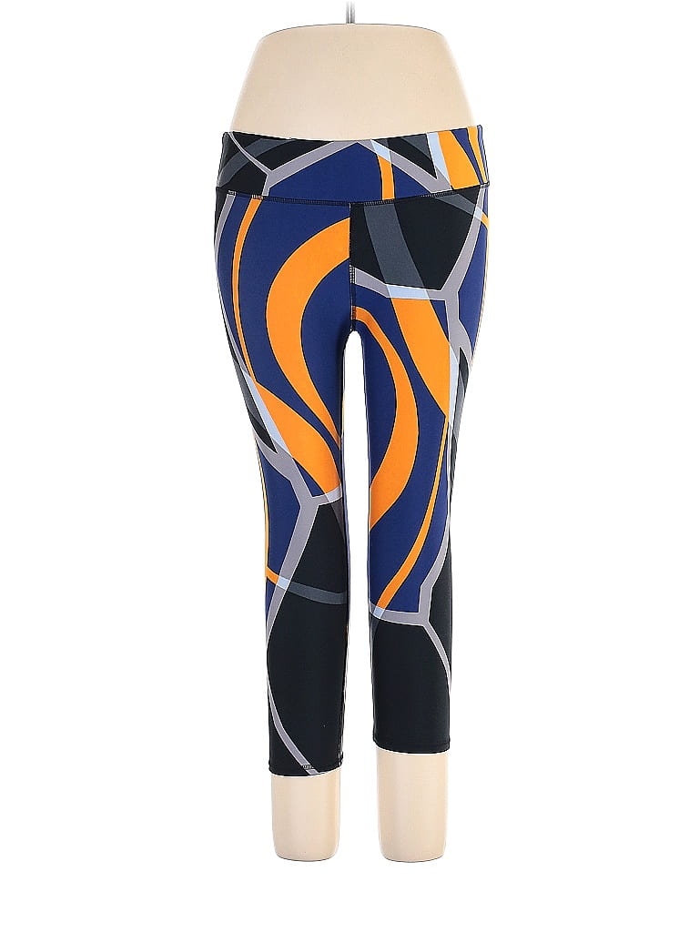 Fabletics Multi Color Blue Leggings Size L - 59% off | ThredUp