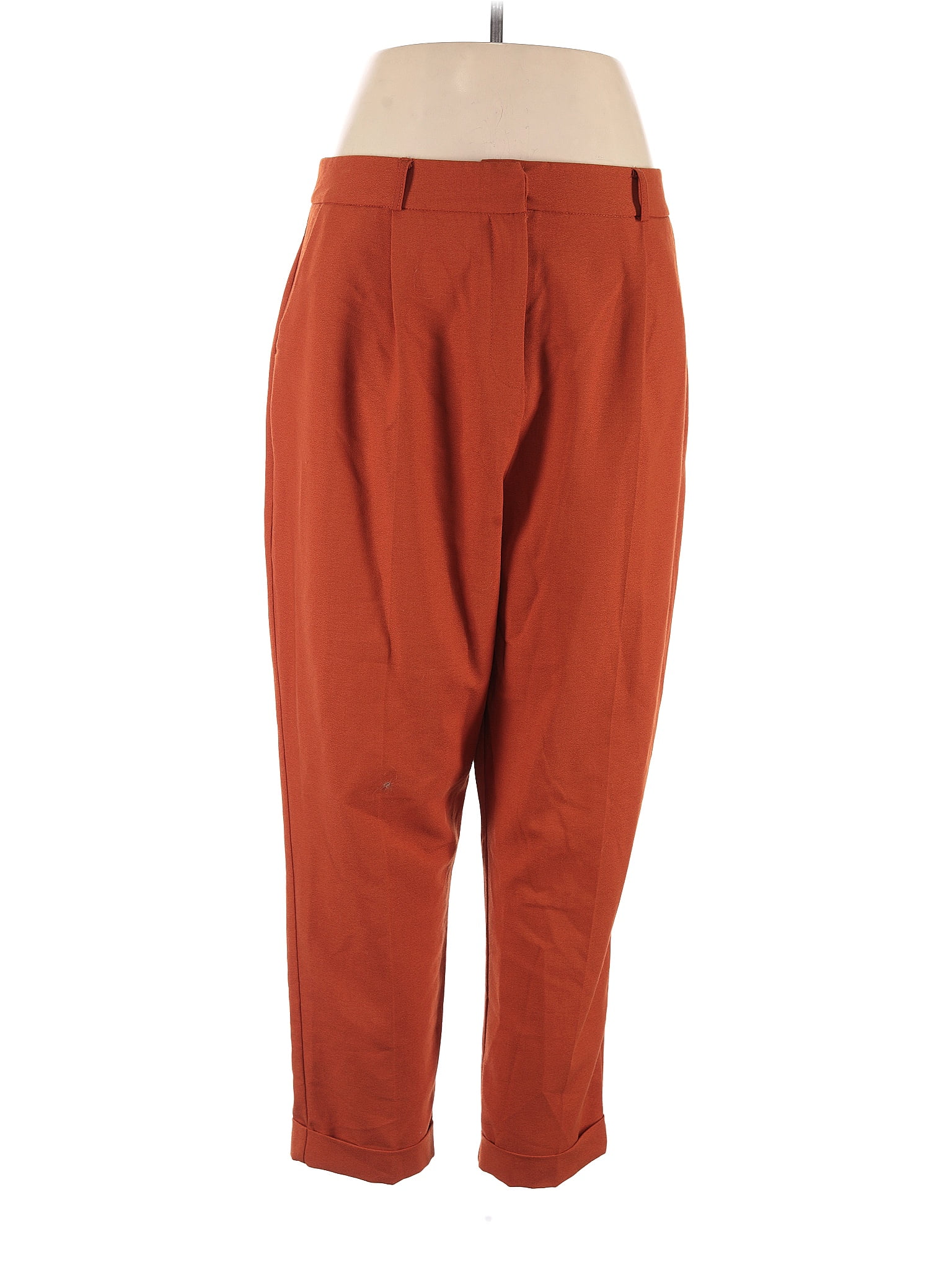 ASOS Solid Burnt Orange Orange Casual Pants Size 14 - 64% off | thredUP