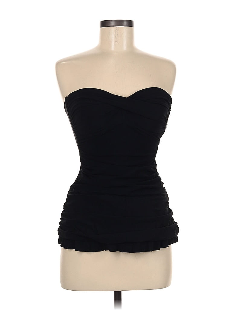 Profile 100% Polyamide Solid Black Tube Top Size 8 - 48% off | thredUP