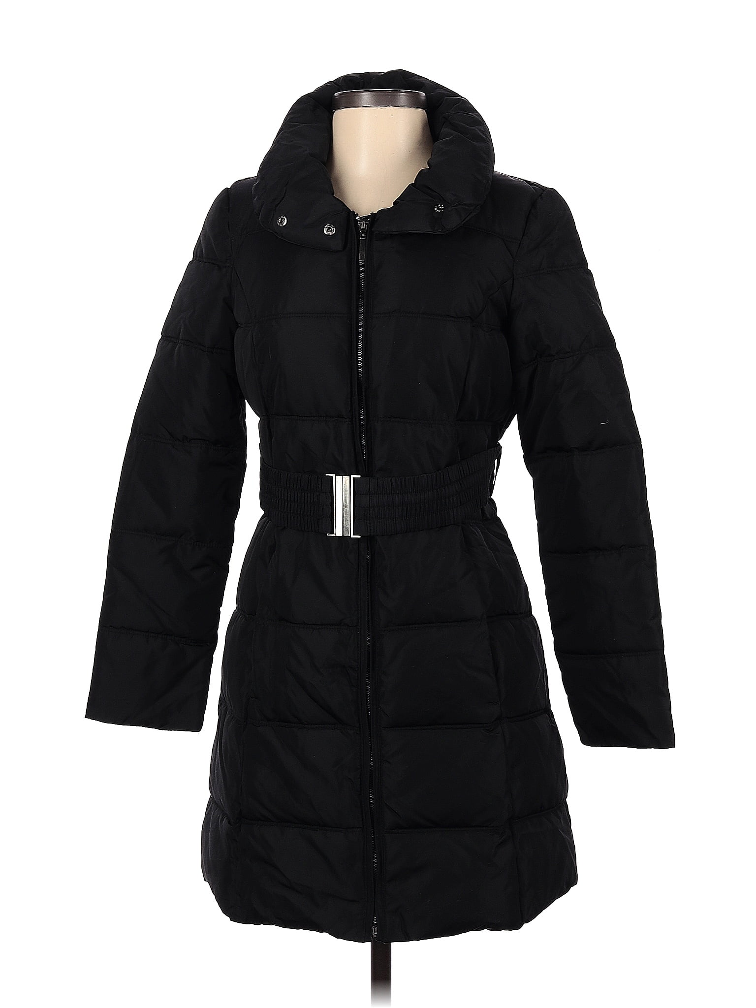 Forever 21 100% Nylon Solid Black Snow Jacket Size S - 36% off | thredUP