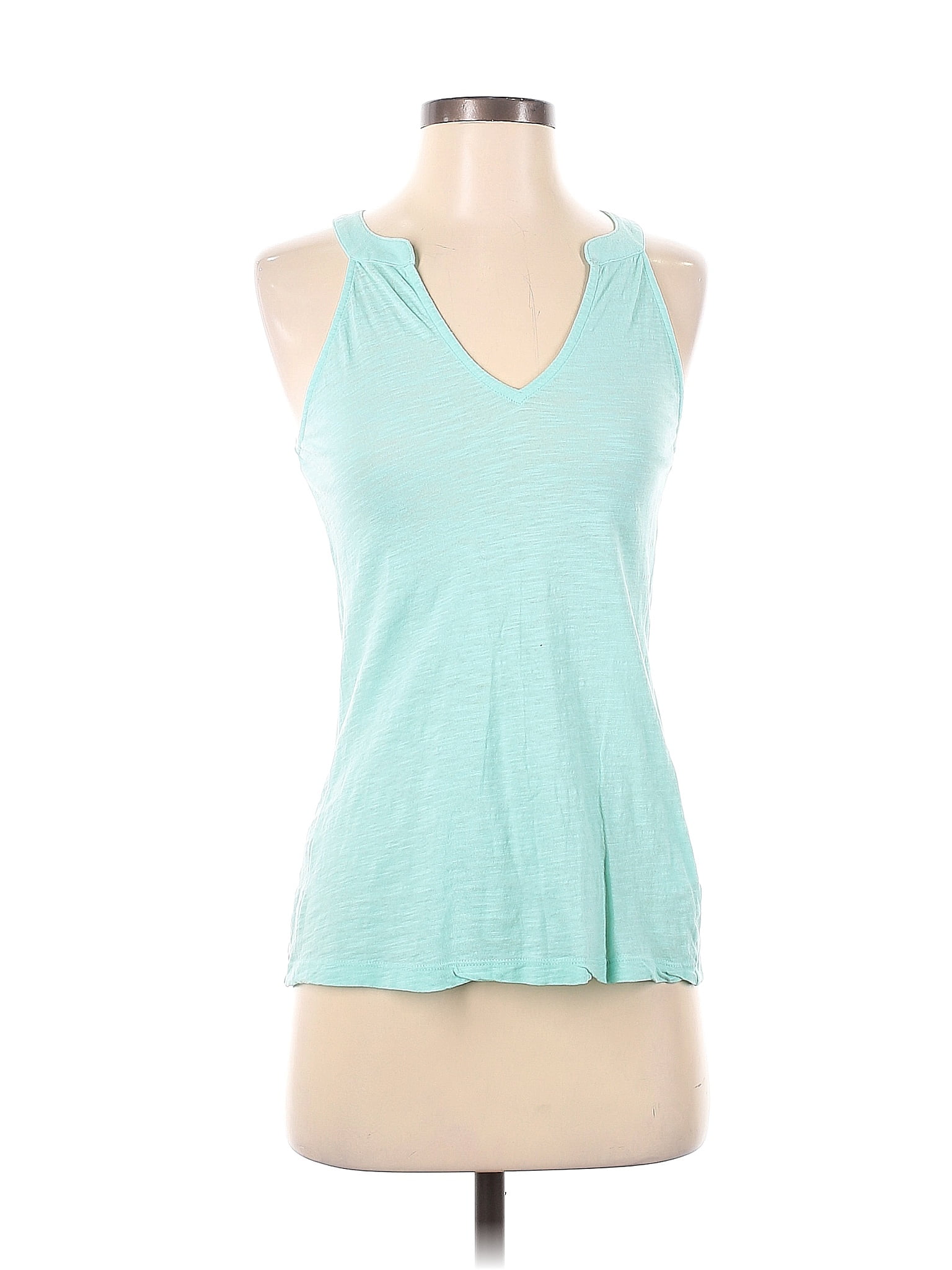 Lilly Pulitzer 100 Cotton Blue Teal Tank Top Size Xs 67 Off Thredup