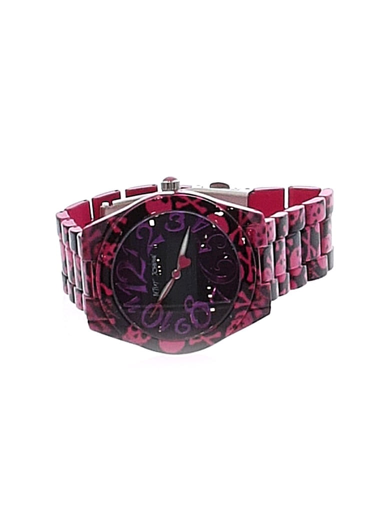 Betsey Johnson Burgundy Watch One Size - 73% off | thredUP