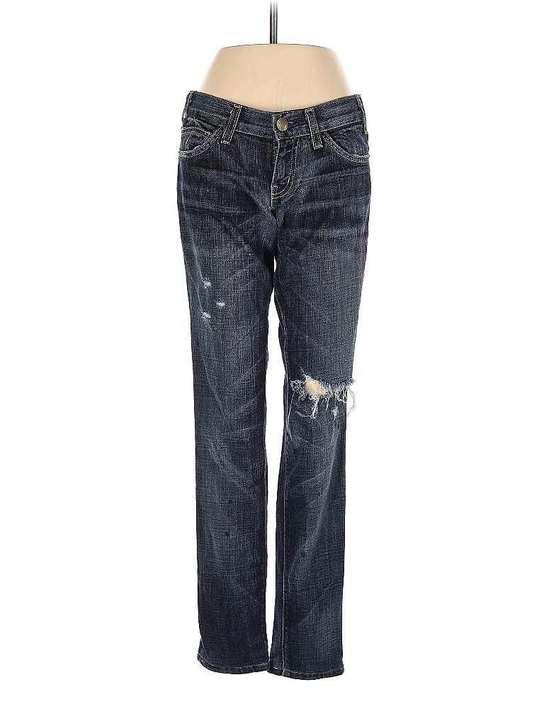 Current/Elliott Solid Blue Jeans Size XS (0) - 78% off | thredUP