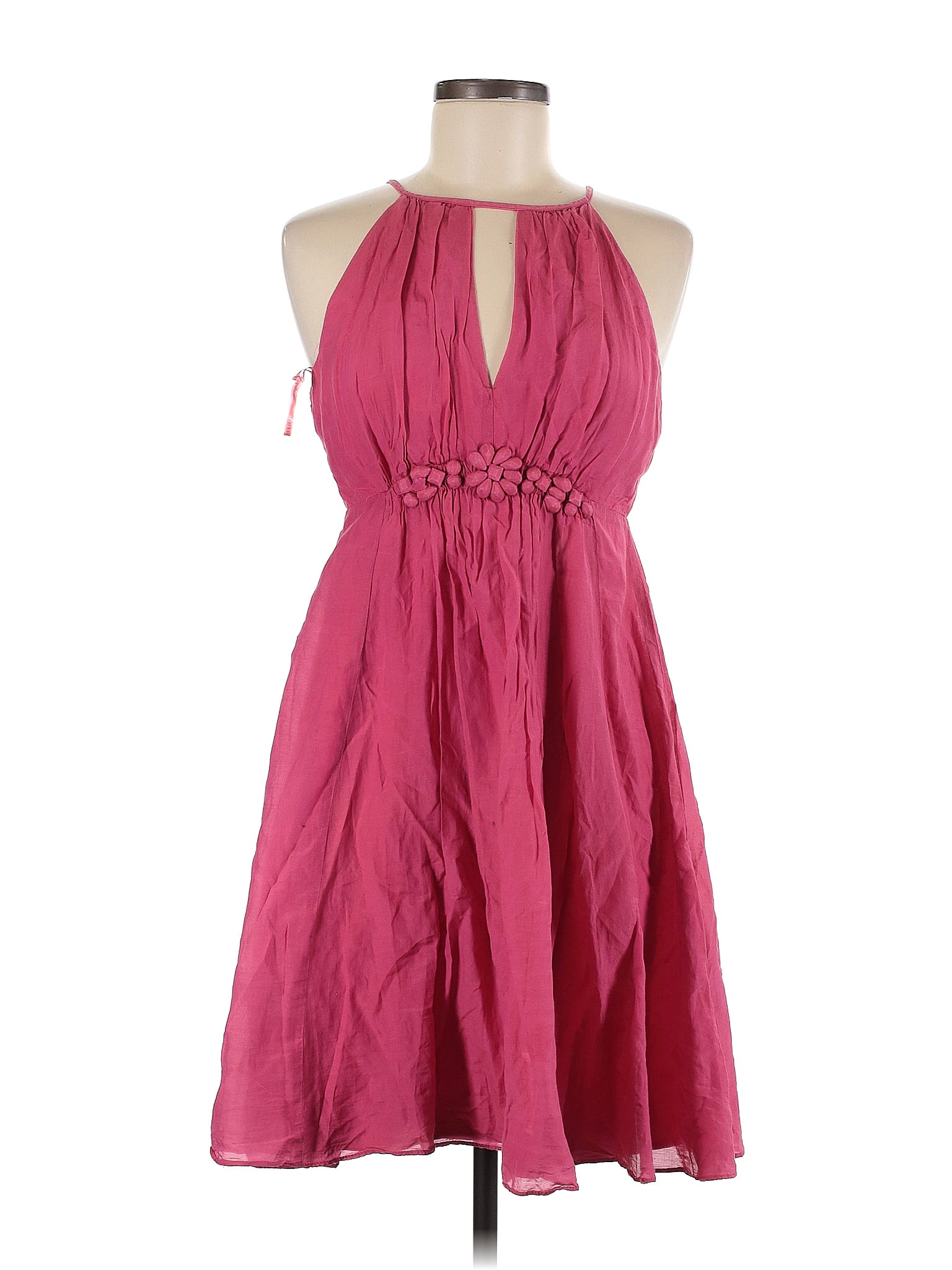Esley Solid Pink Cocktail Dress Size M - 77% off | ThredUp