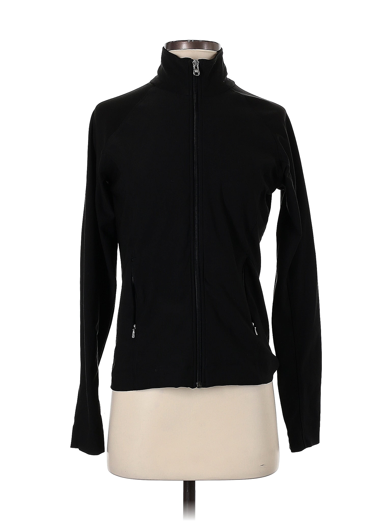 lucy Solid Black Track Jacket Size S - 62% off | thredUP
