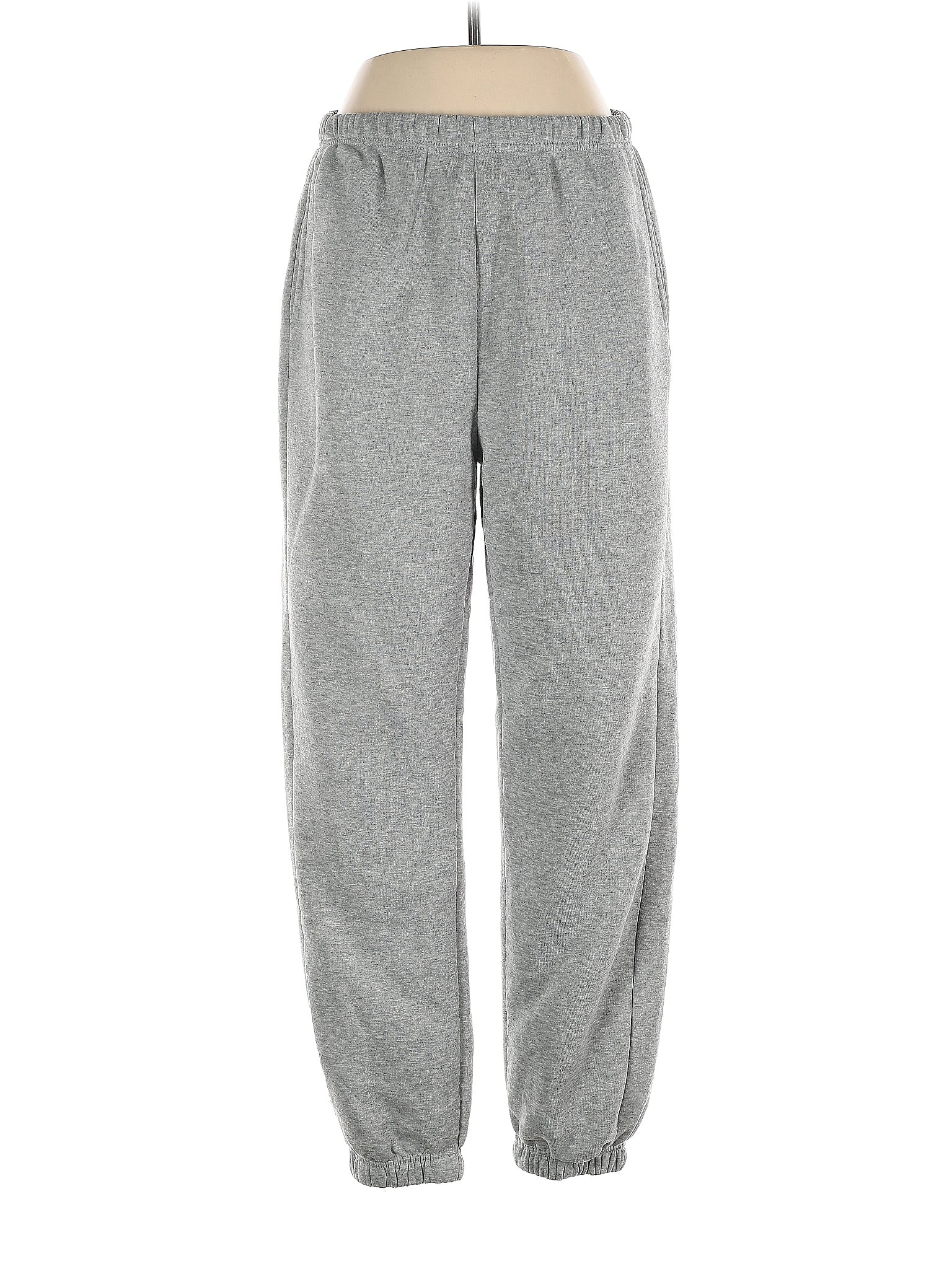 FIT COLLECTIVE 100% Polyester Gray Sweatpants Size L - 56% off | ThredUp