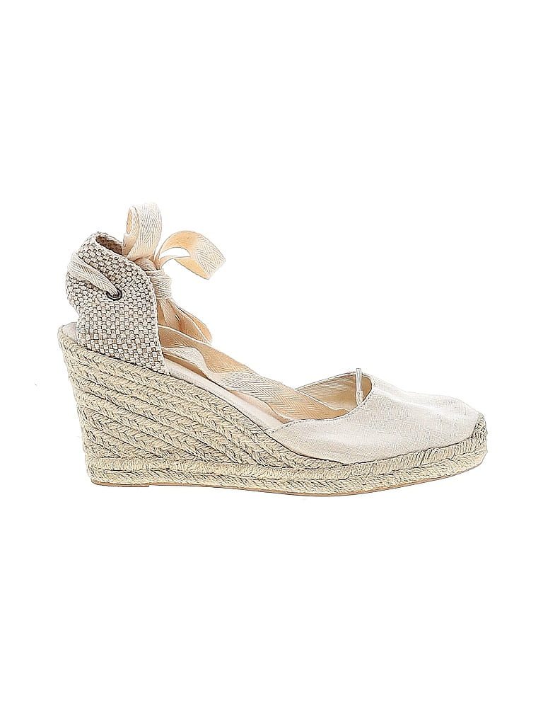 Soludos Solid Ivory Wedges Size 10 - 64% off | ThredUp