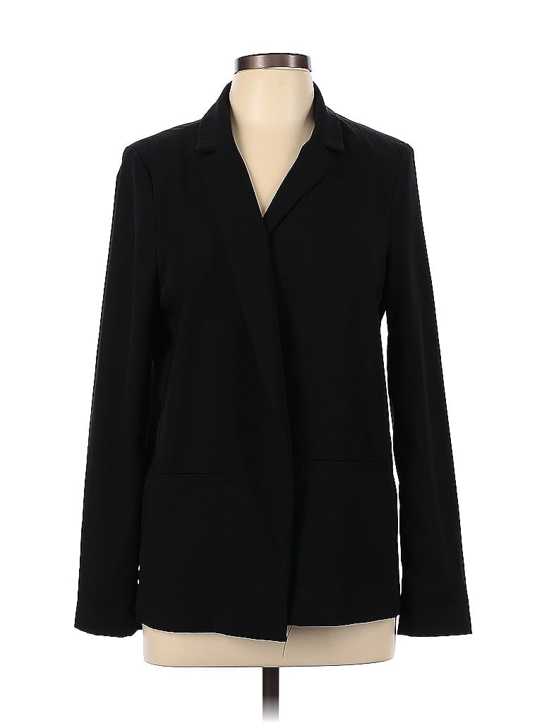 Forever 21 Contemporary Solid Black Jacket Size L - 50% off | thredUP