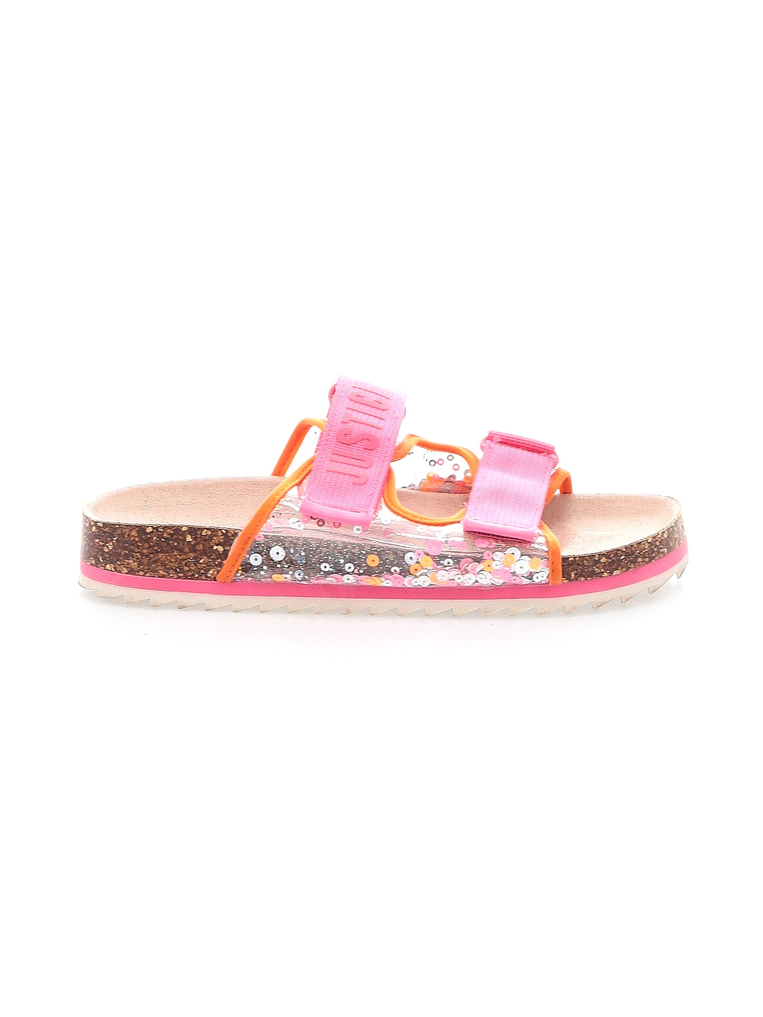 Justice Color Block Pink Sandals Size 1 - 48% off | thredUP