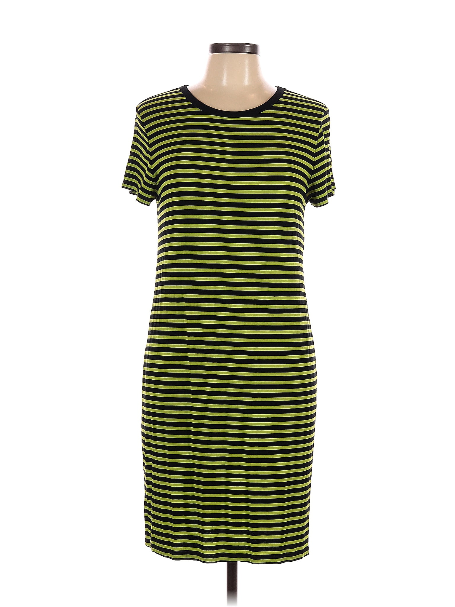 Michael Michael Kors Stripes Green Casual Dress Size L 71 Off Thredup