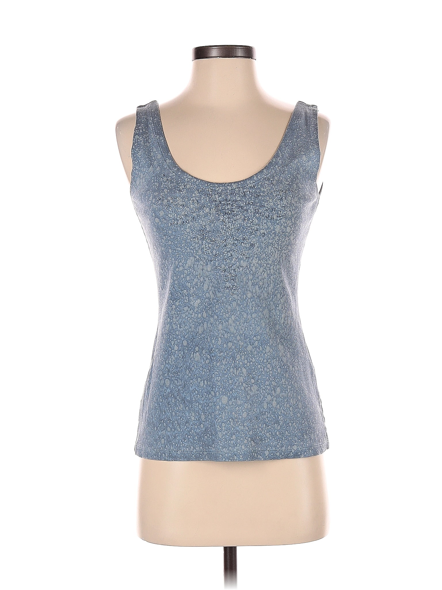 Peruvian Connection Blue Tank Top Size S - 63% off | thredUP