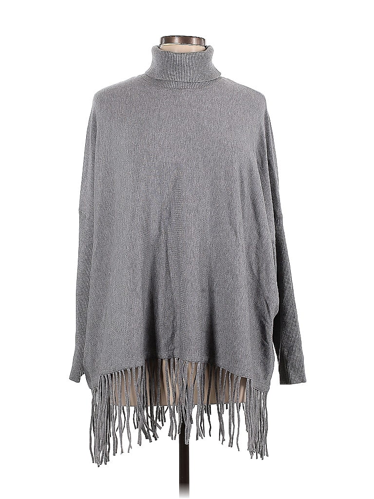 Cyrus Solid Gray Pullover Sweater Size L - 66% off | thredUP