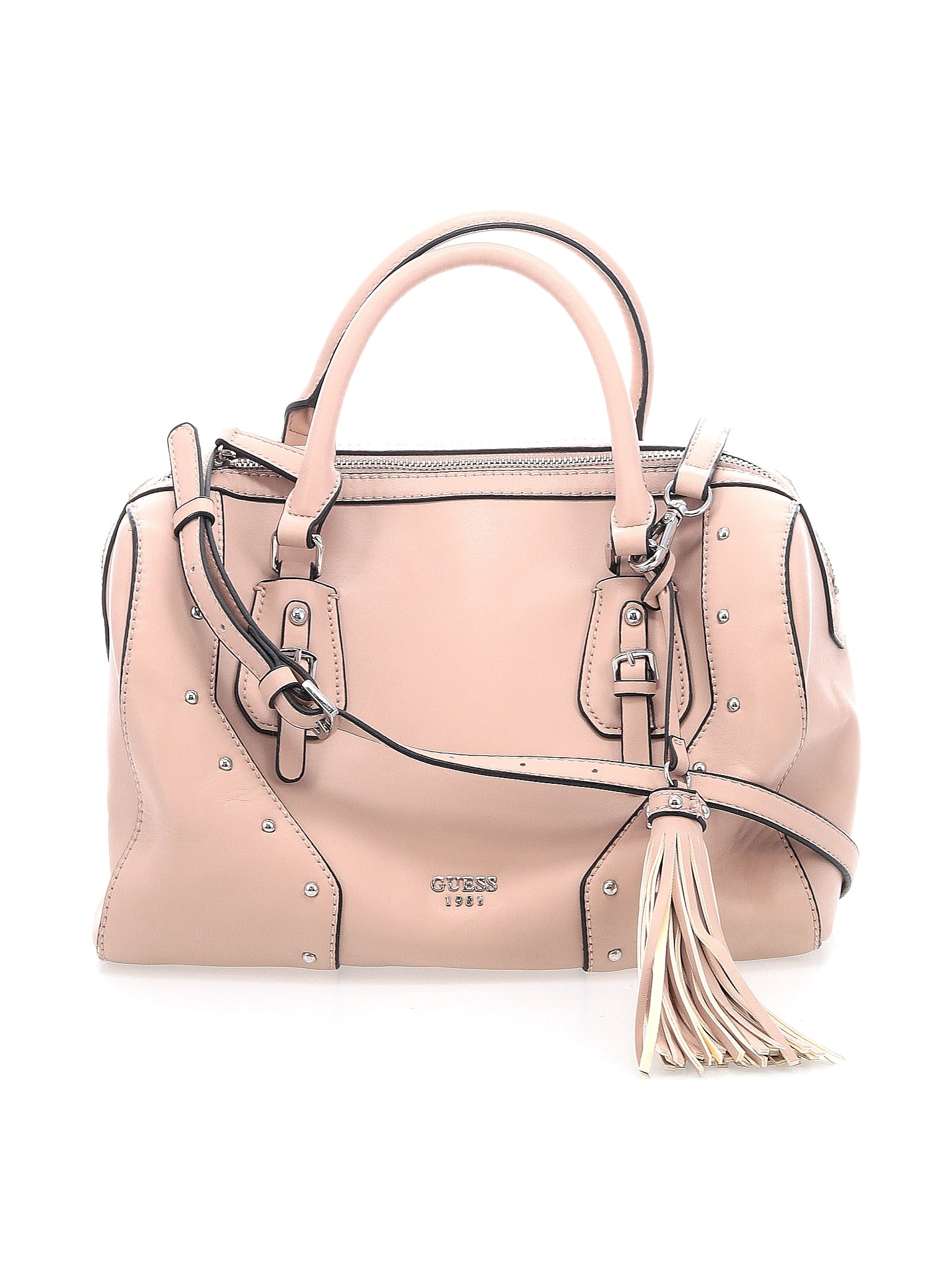 Guess 100% Polyurethane Pink Satchel One Size - 67% off | ThredUp