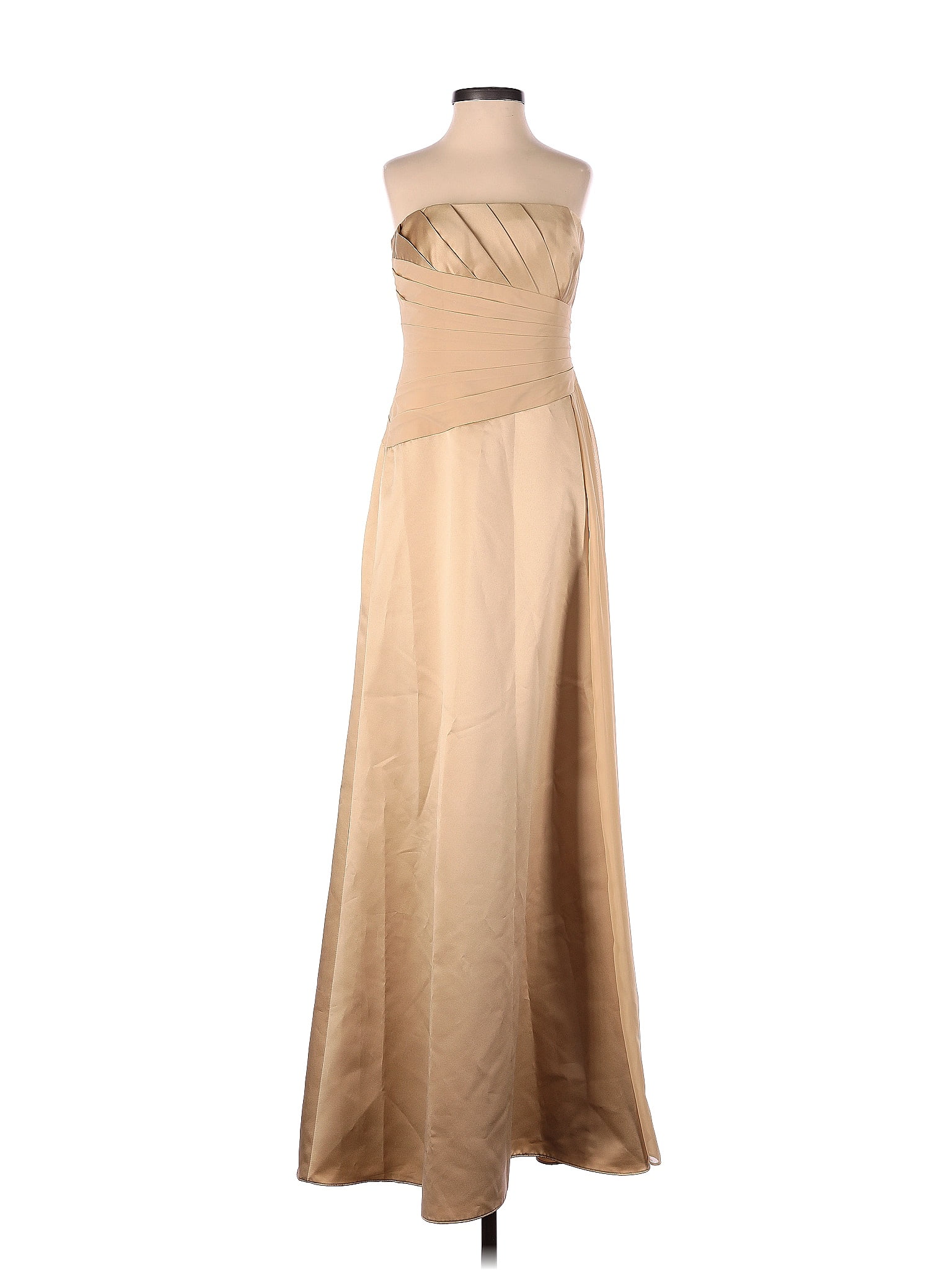 David's Bridal 100% Polyester Solid Tan Cocktail Dress Size 2 - 76% off ...