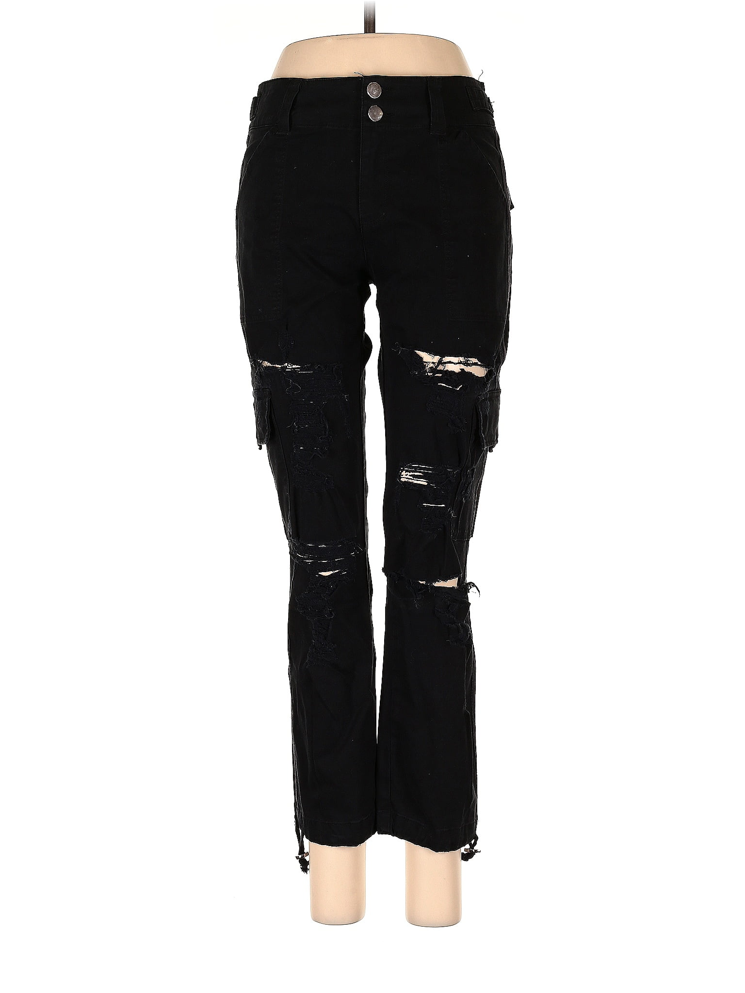 Carmar Solid Black Jeans Size 8 - 83% off | thredUP