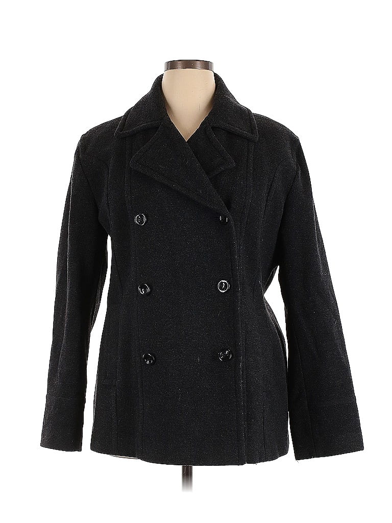 St. John's Bay Solid Black Jacket Size XL - 75% off | thredUP