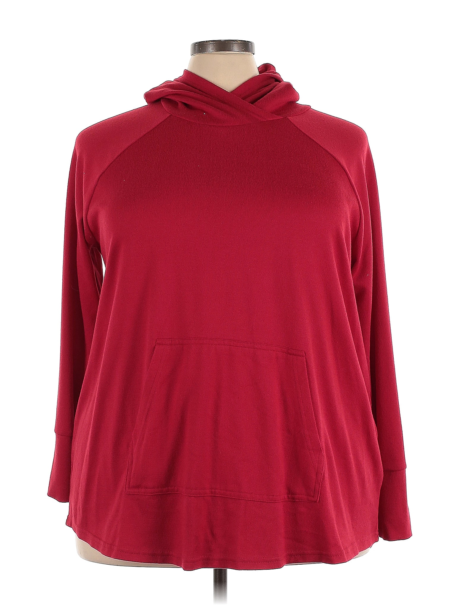 Lularoe Solid Red Burgundy Pullover Hoodie Size 3X (Plus) - 43% off ...