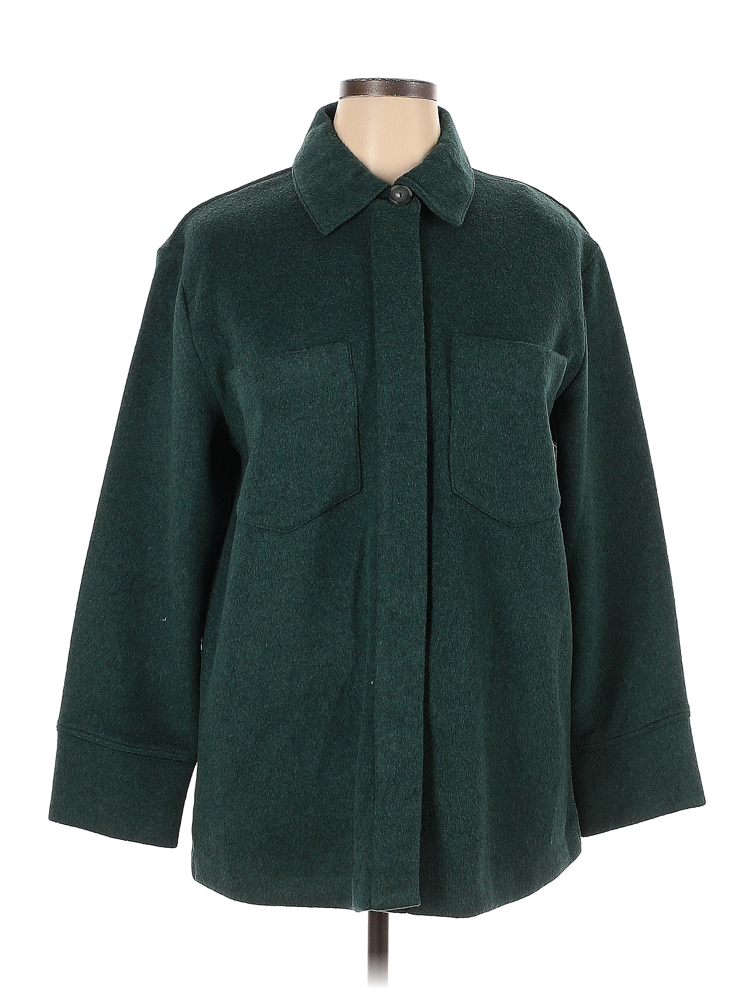 Vince. Solid Green Jacket Size XL - 78% off | thredUP