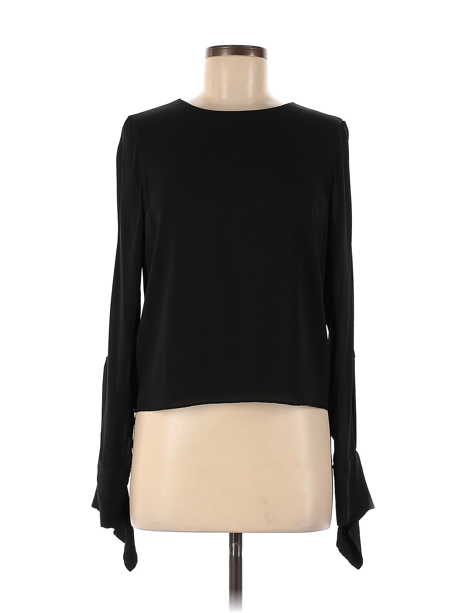 Ramy Brook 100% Polyester Solid Black Addy Top Size M - 84% off | ThredUp