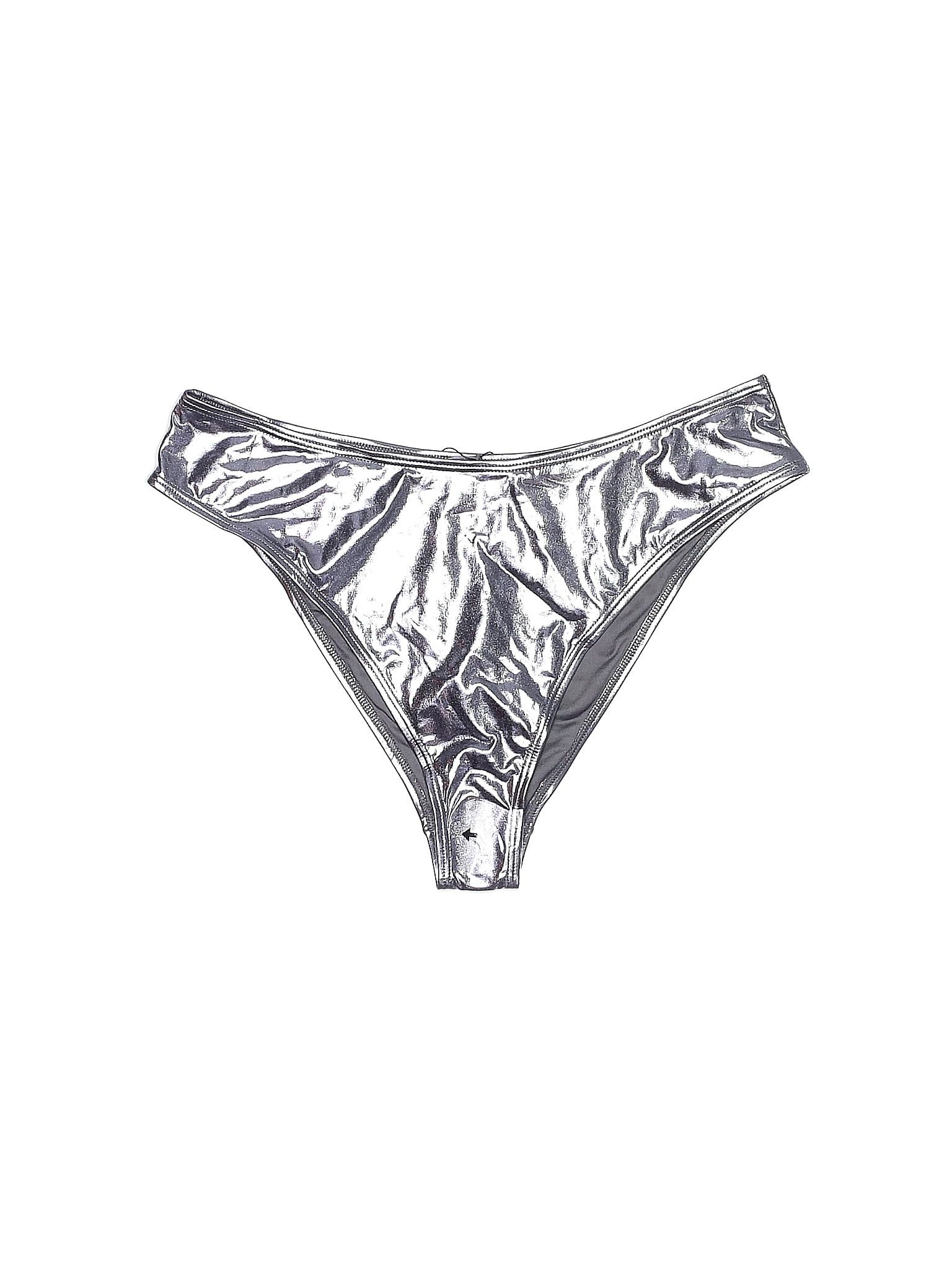Fashion Nova Zebra Print White Silver Swimsuit Bottoms Size 1x Plus