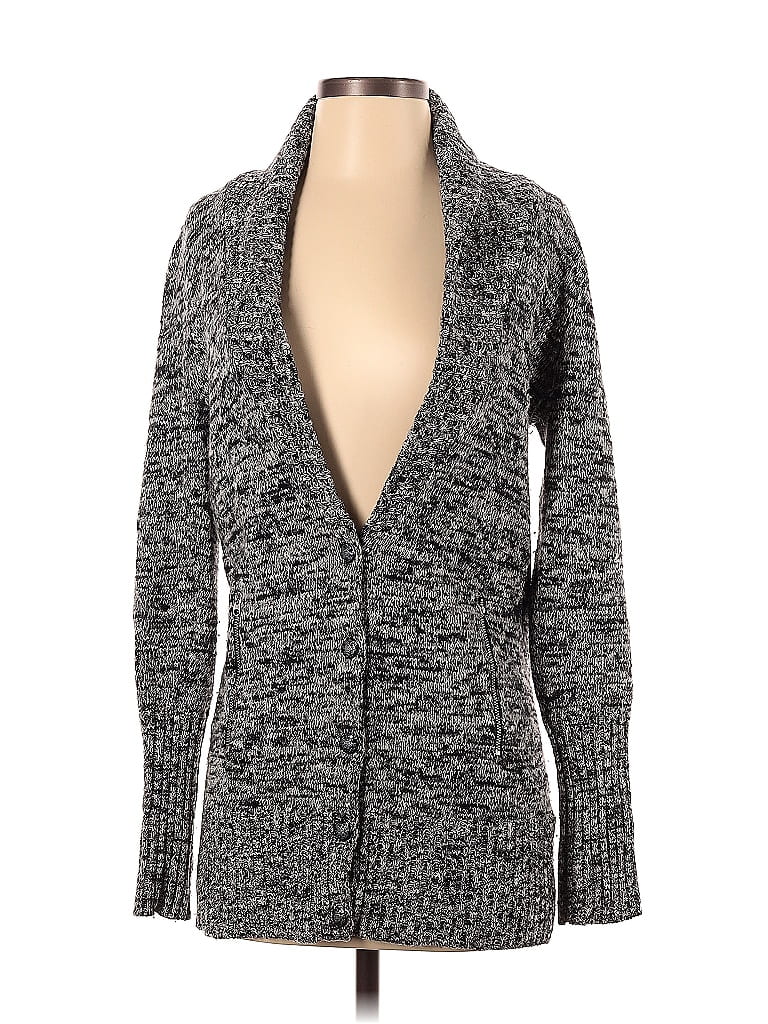 J.Crew Color Block Marled Gray Wool Cardigan Size S - 73% off | thredUP