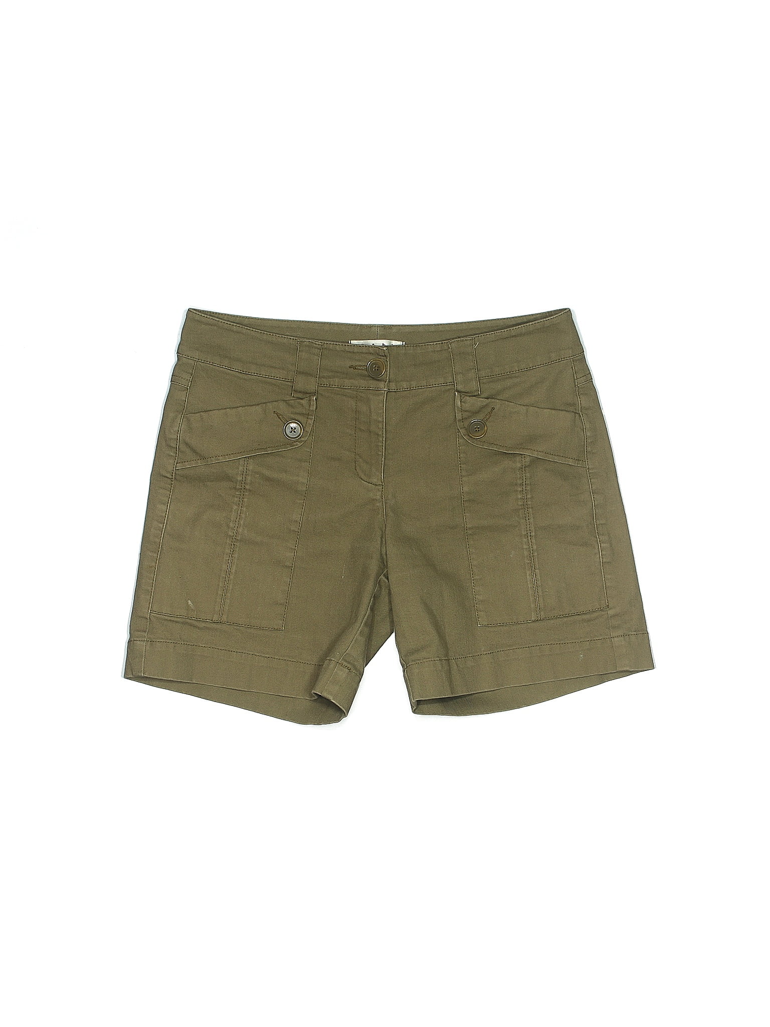 CAbi Solid Green Shorts Size 8 - 83% off | thredUP