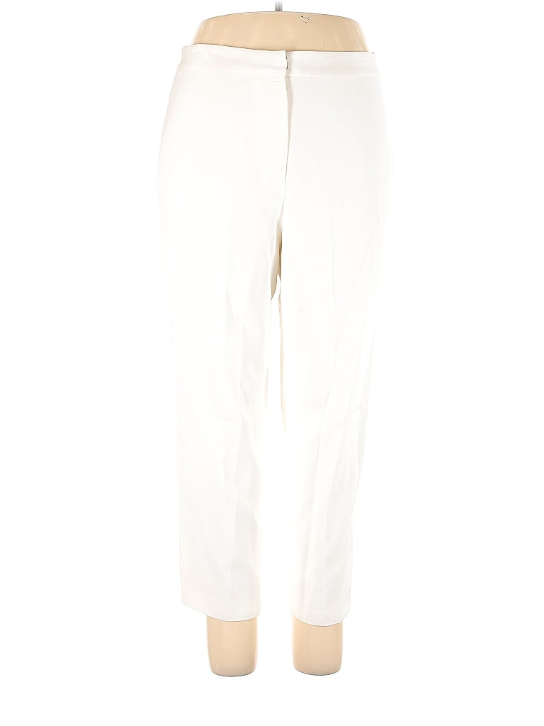 Valentina Kova 100% Silk Solid White Ivory Silk Pants Size 14 - 87% off ...