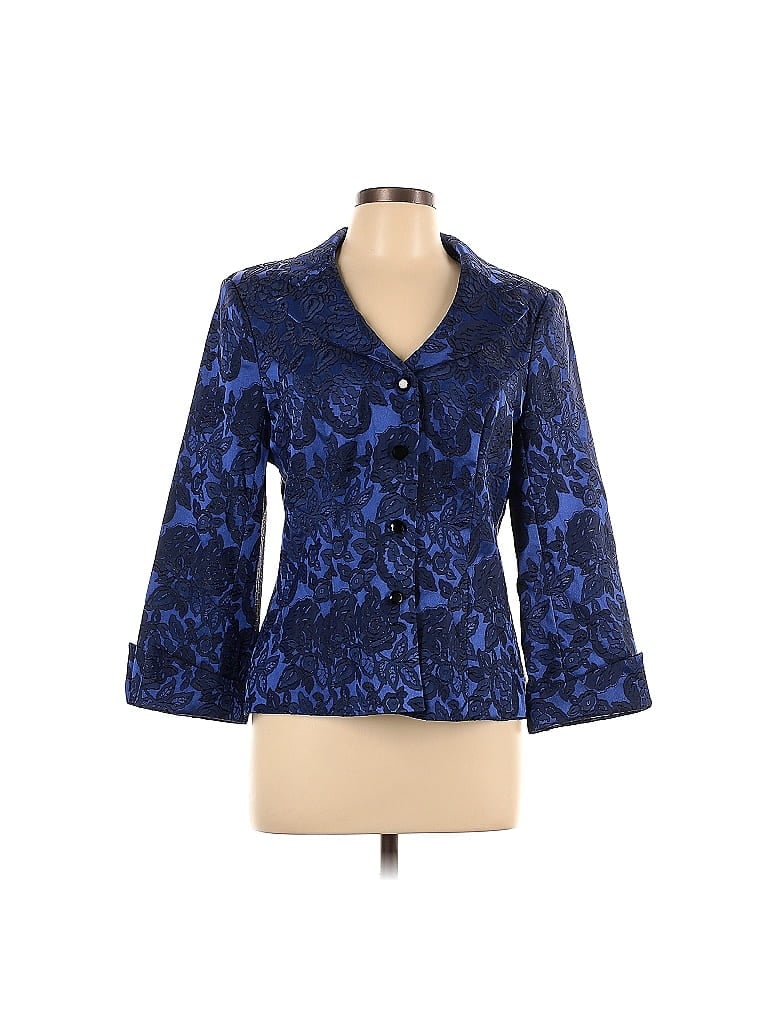 JS Collection Multi Color Blue Jacket Size 12 - 78% off | thredUP