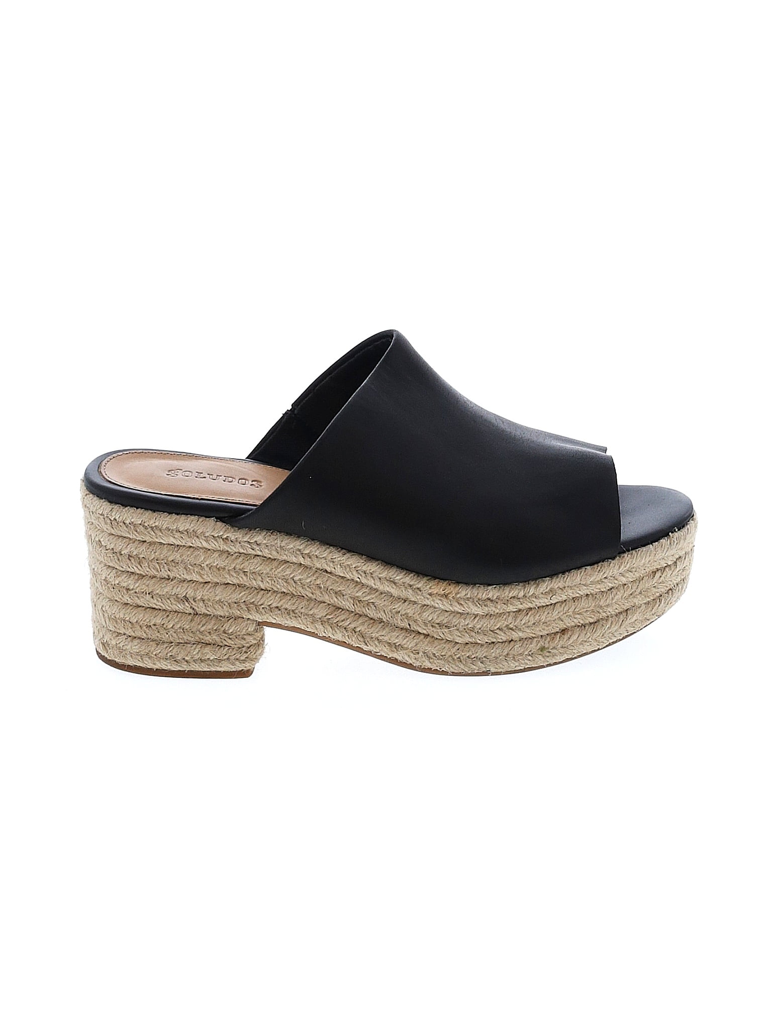 Soludos Solid Black Sandals Size 6 - 57% off | thredUP