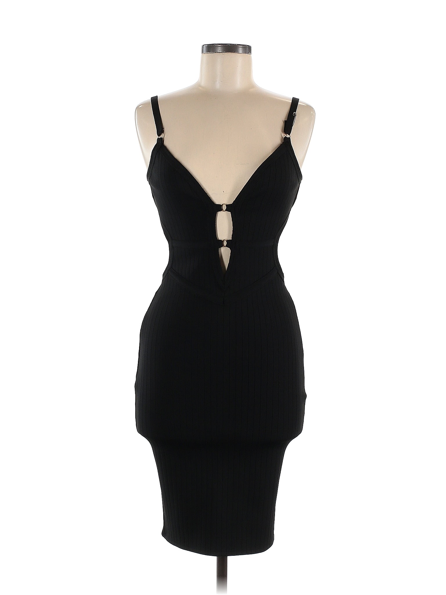 Bebe Solid Black Cocktail Dress Size S - 74% off | ThredUp