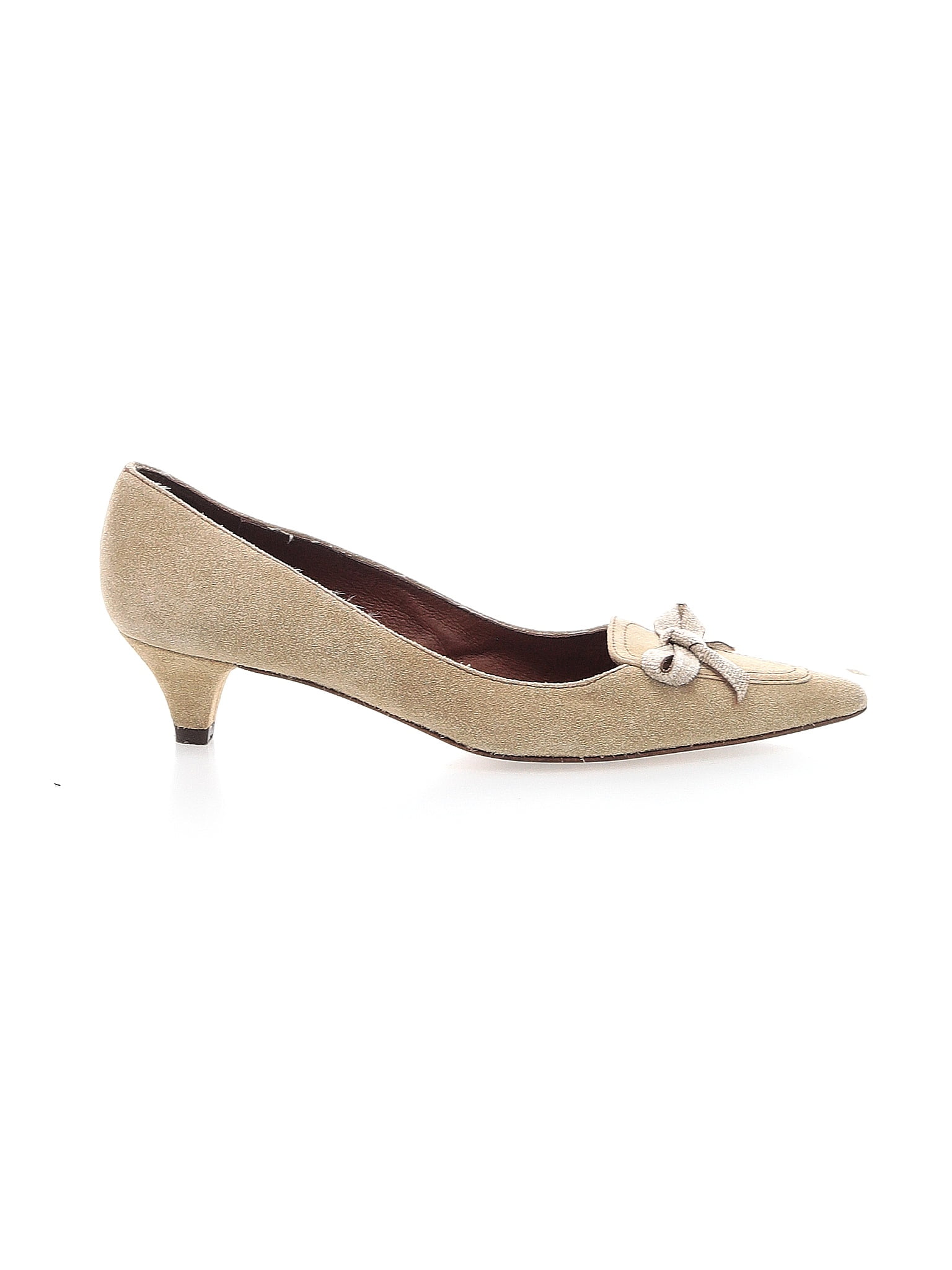 Assorted Brands Solid Tan Ivory Heels Size 6 1/2 - 54% off | thredUP