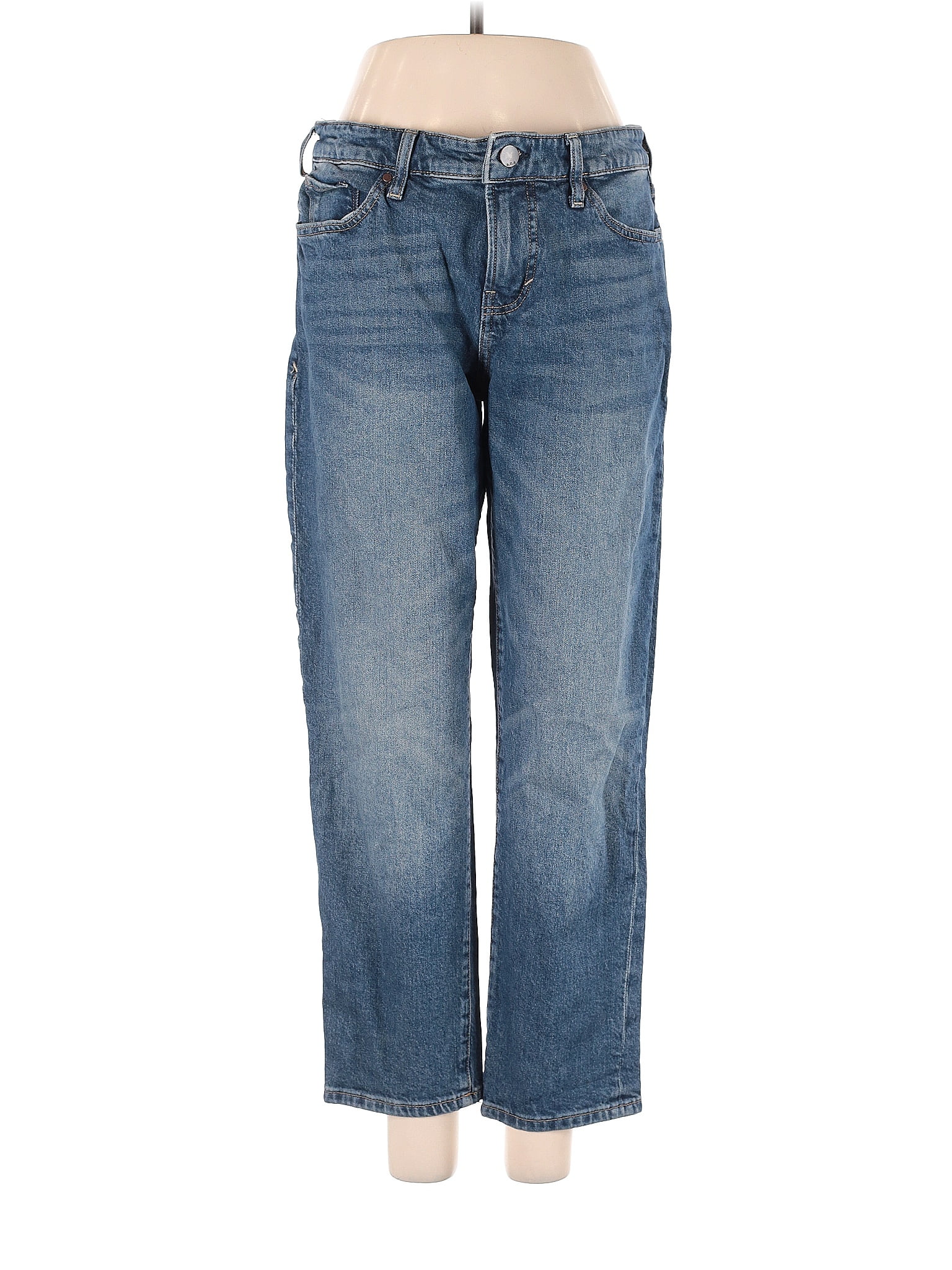 a.n.a. A New Approach Solid Blue Jeans Size 4 - 54% off | thredUP