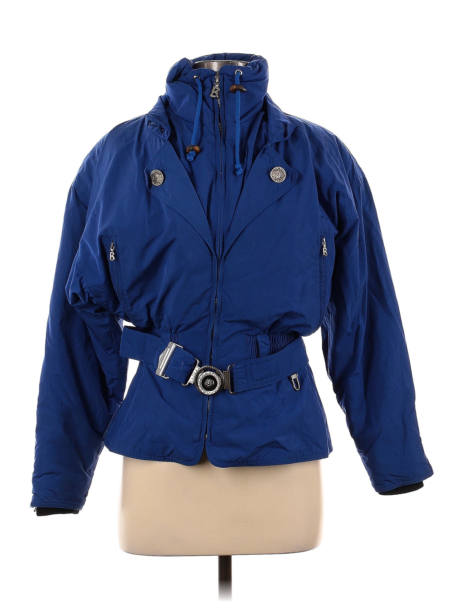 Bogner Solid Blue Coat Size 6 - 86% off | thredUP
