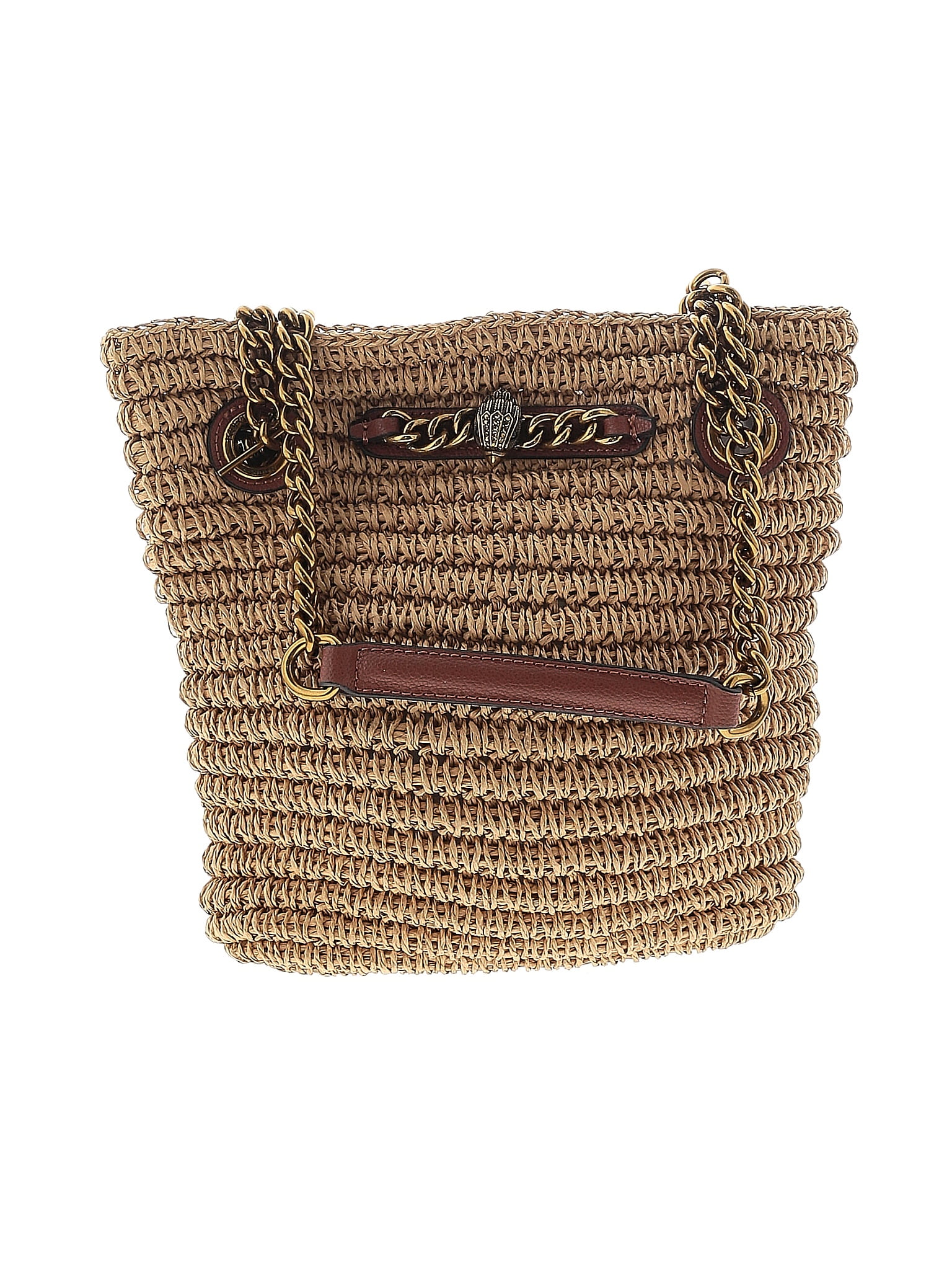 Kurt Geiger London Solid Tan Gold Shoulder Bag One Size - 77% off | thredUP