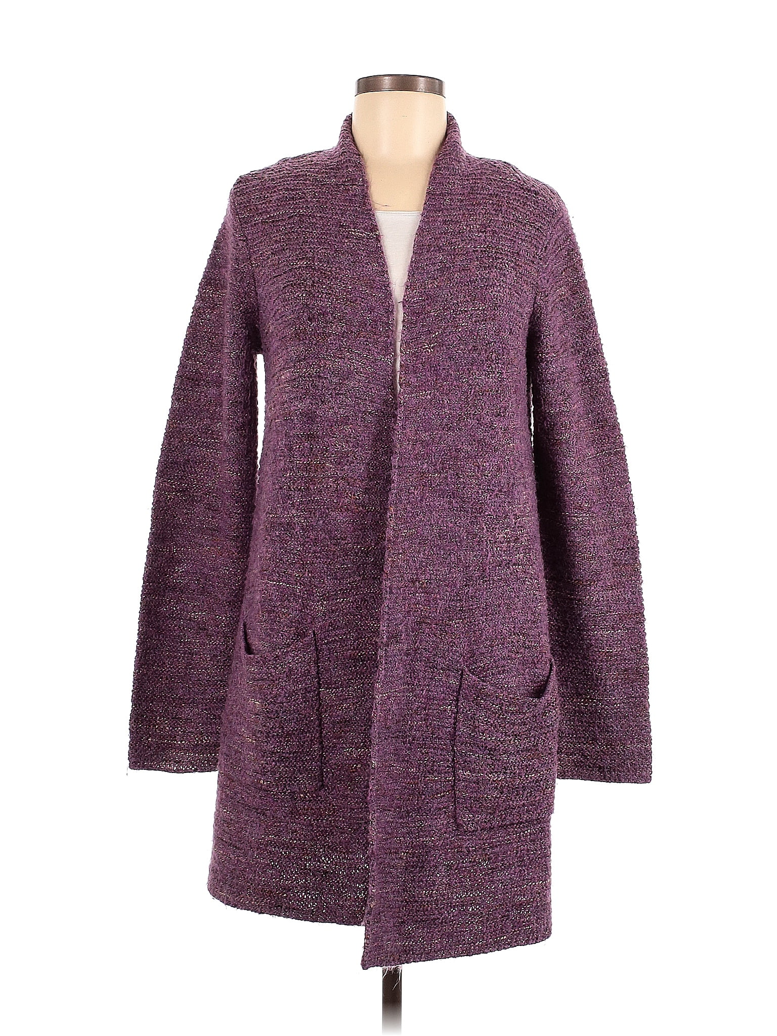Amber Sun Marled Purple Cardigan Size M - 59% off | thredUP