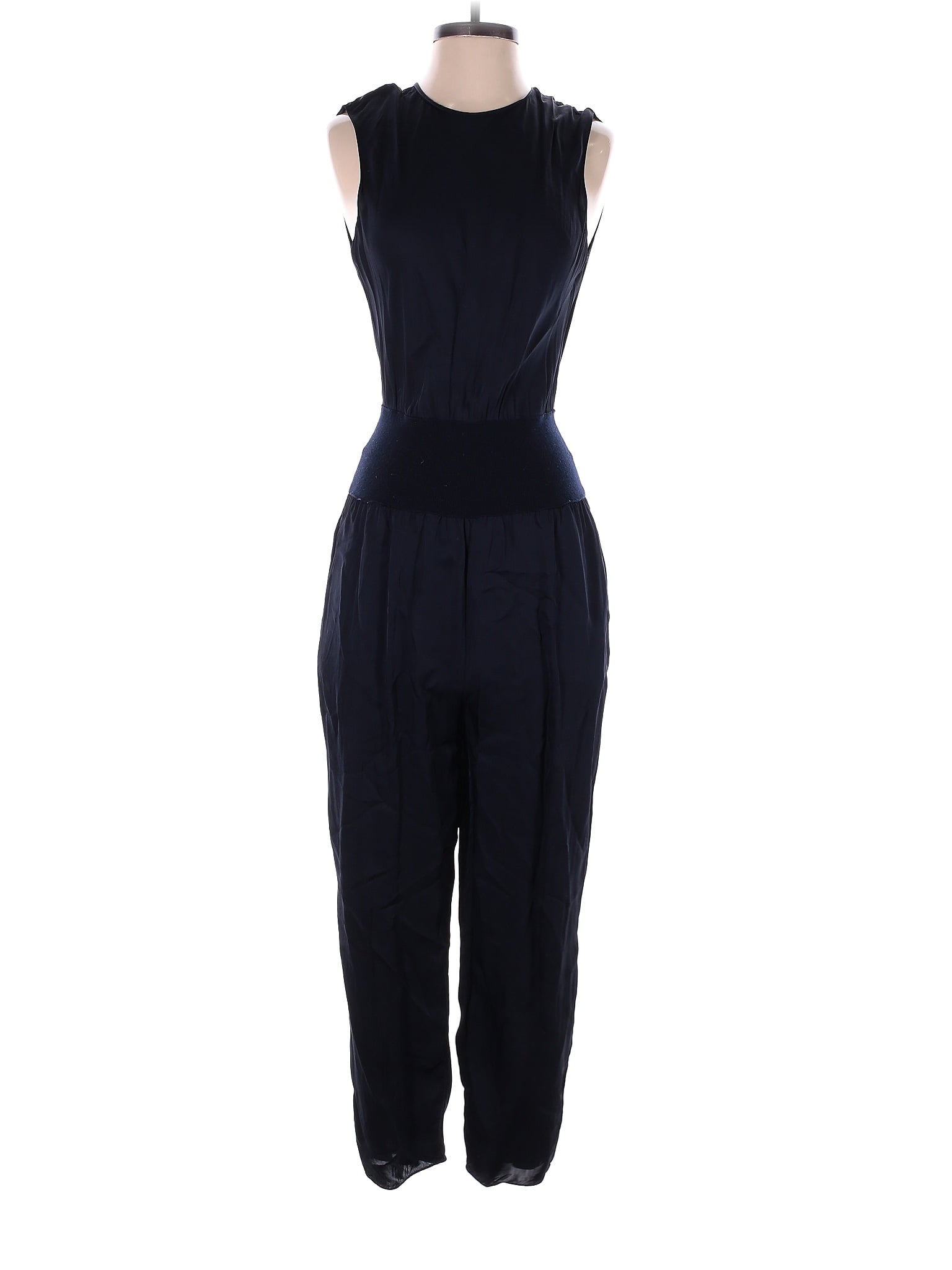 Theory Solid Navy Blue Jumpsuit Size M - 77% off | thredUP