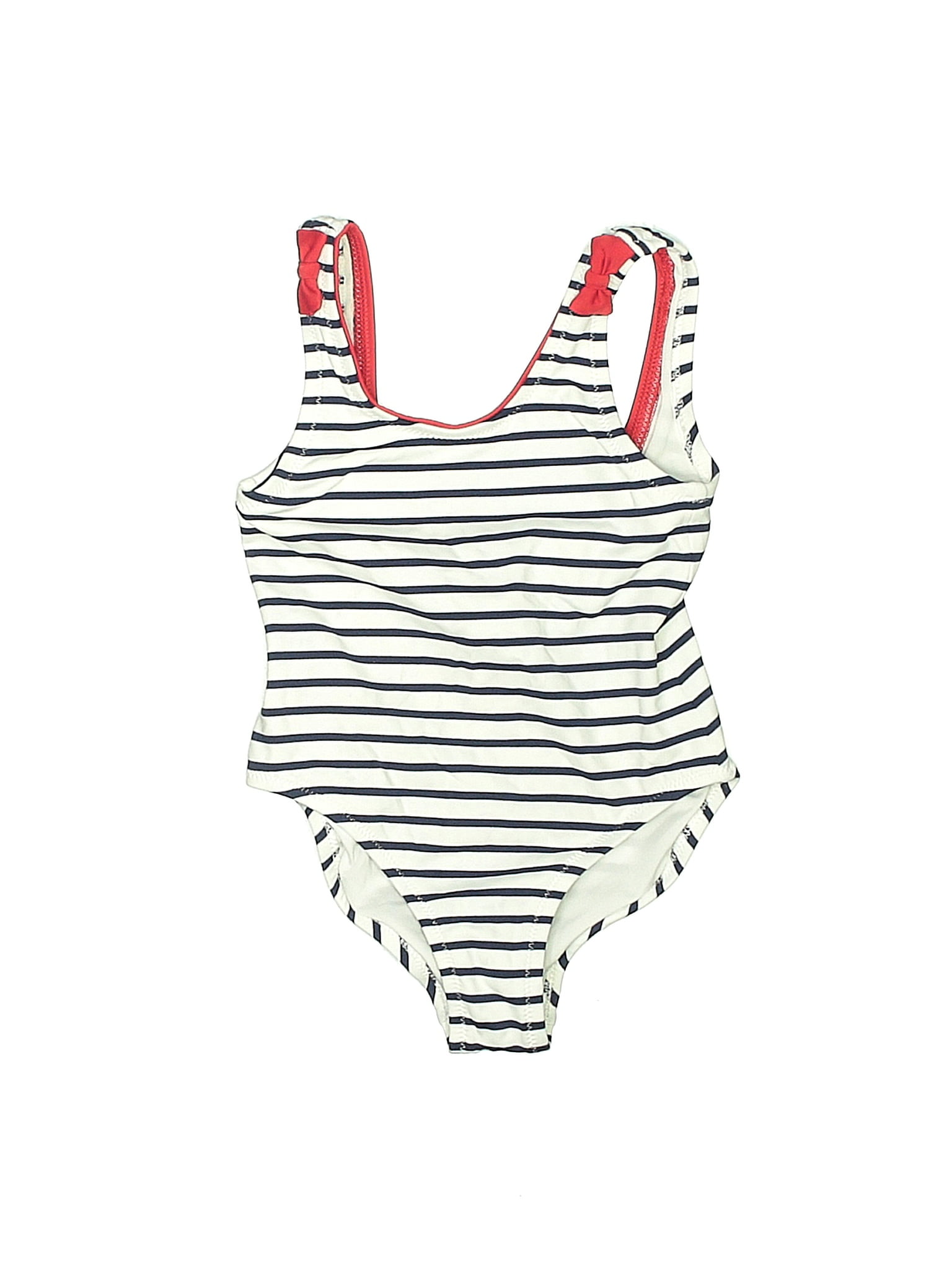 Jacadi Stripes Ivory One Piece Swimsuit Size 3 72 Off Thredup