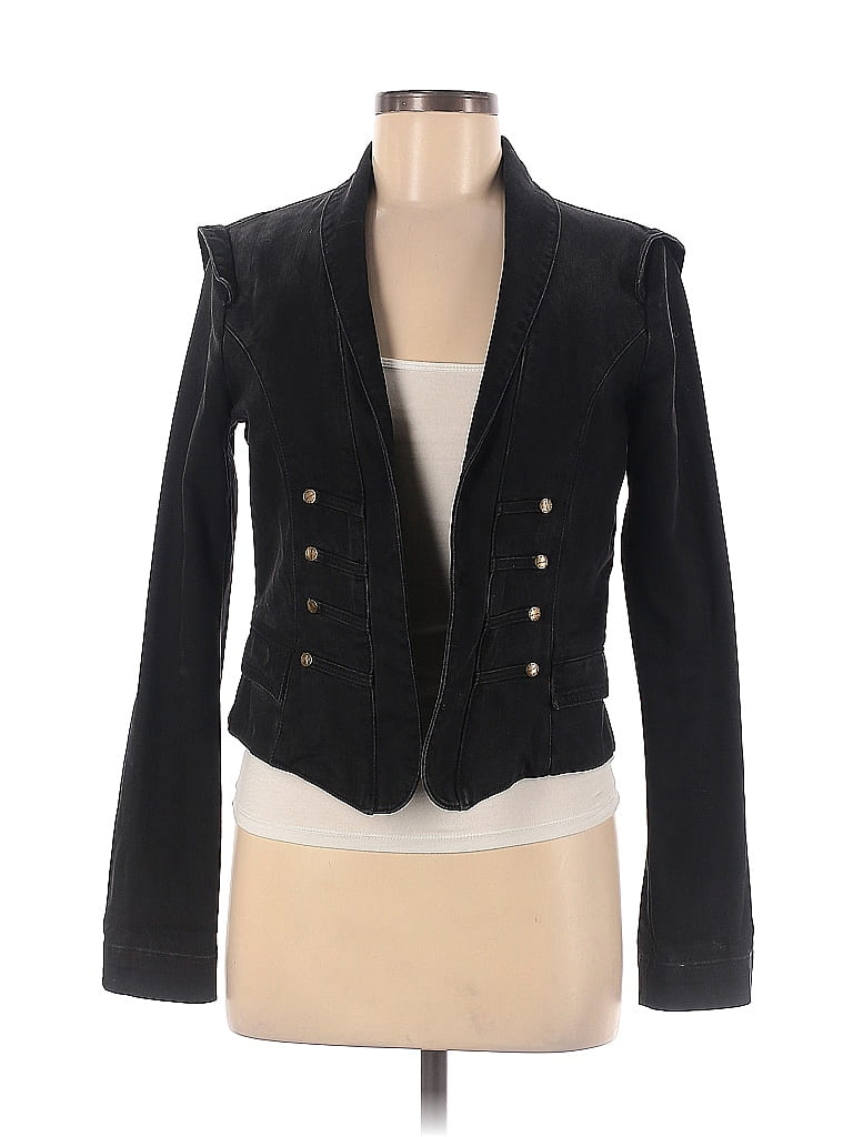 Current/Elliott Solid Black Blazer Size Med (2) - 81% off | ThredUp
