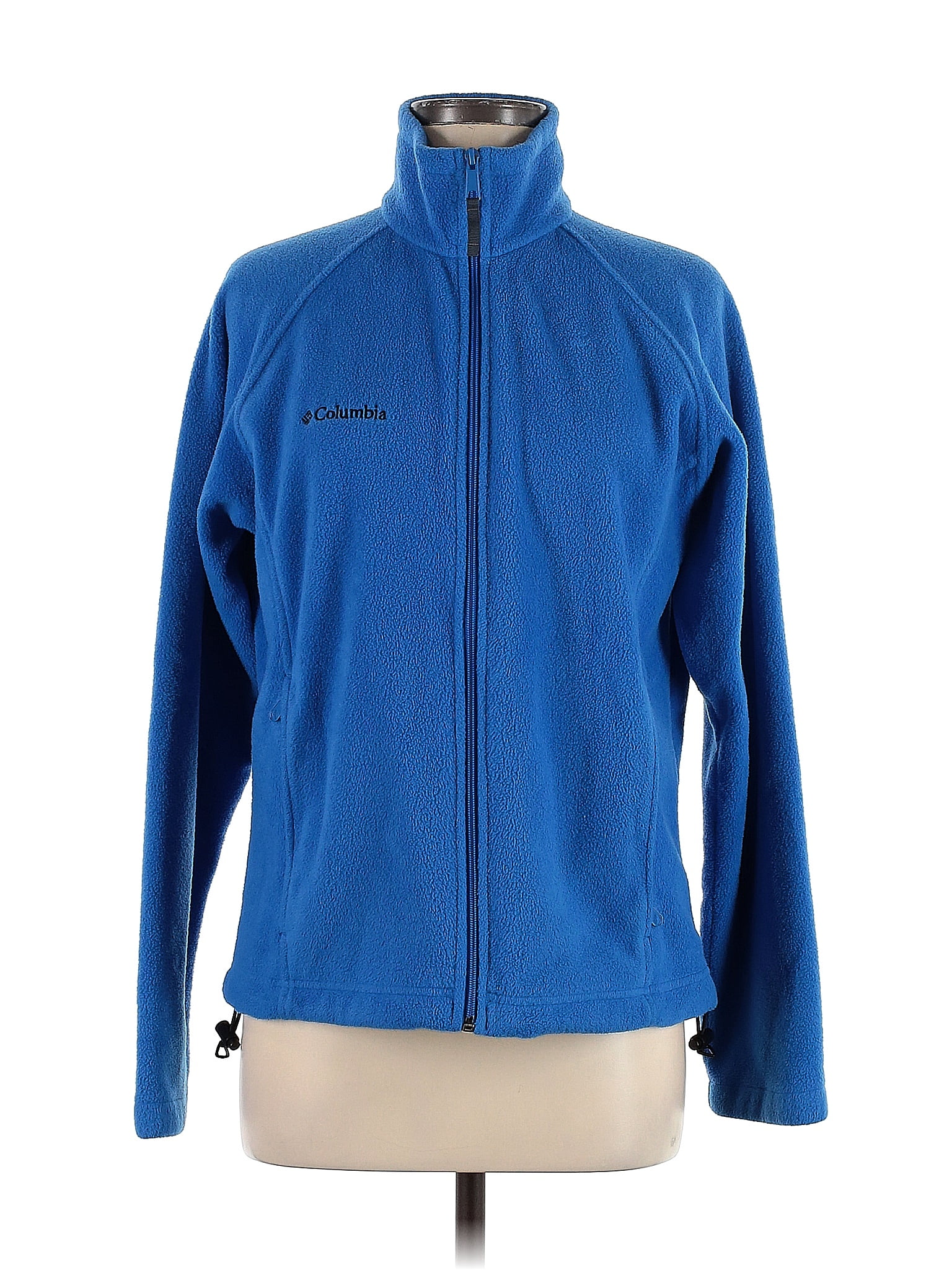 Columbia 100% Polyester Solid Blue Track Jacket Size M - 64% off | ThredUp