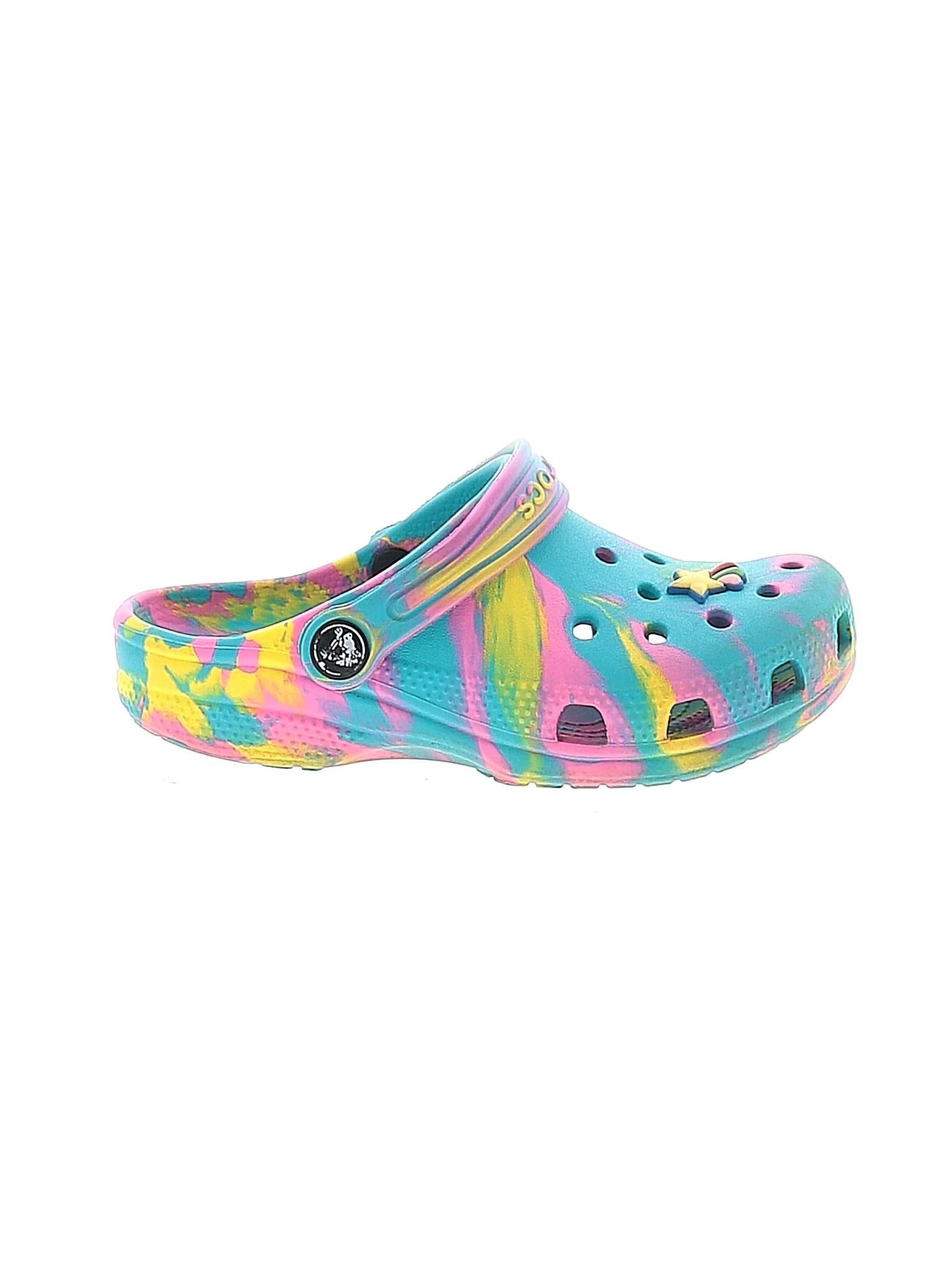 Crocs Color Block Teal Clogs Size 12 - 44% off | thredUP