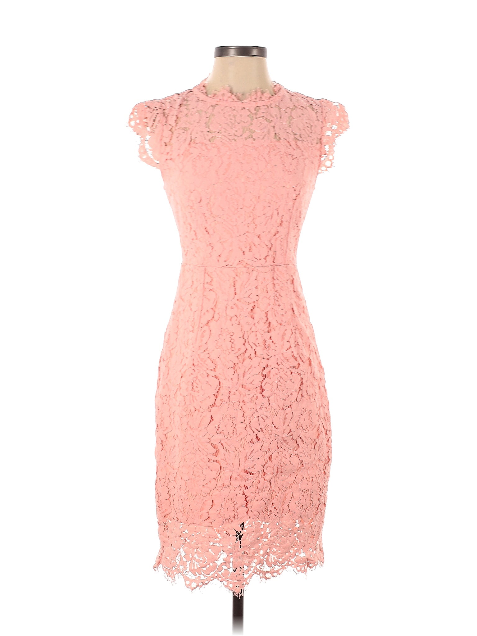 Merokeety Solid Pink Cocktail Dress Size S 47 Off Thredup