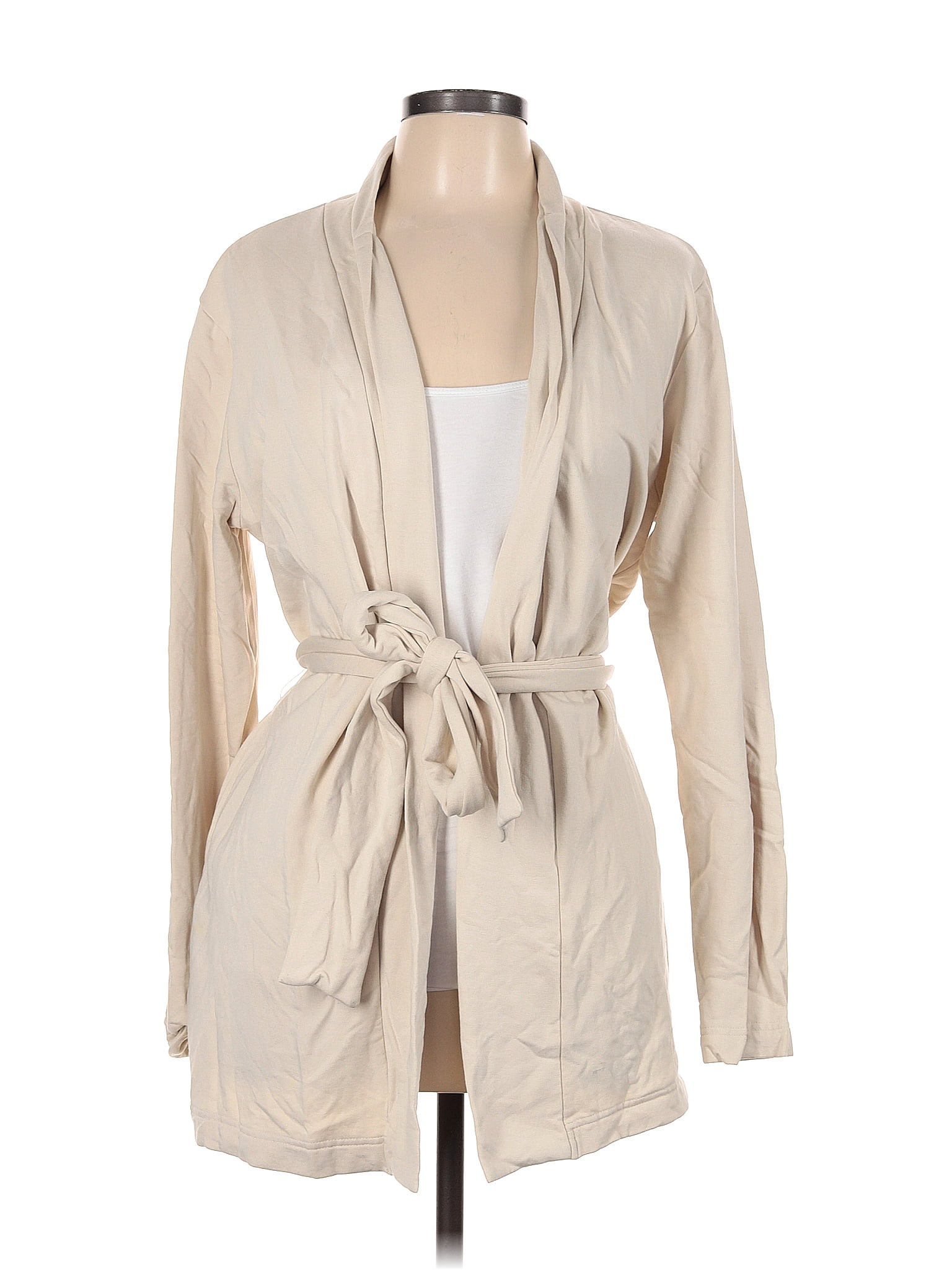 WVN. Solid Tan Cardigan Size M - 75% off | thredUP