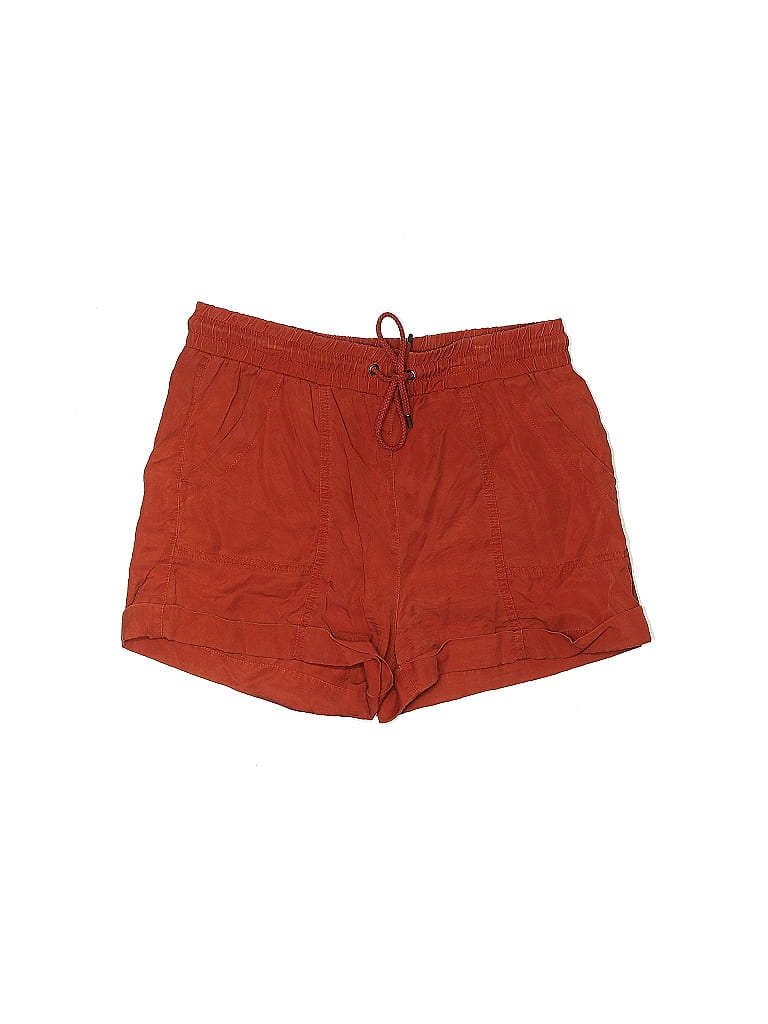Universal Thread 100% Lyocell Solid Burnt Orange Red Shorts Size M - 30 ...