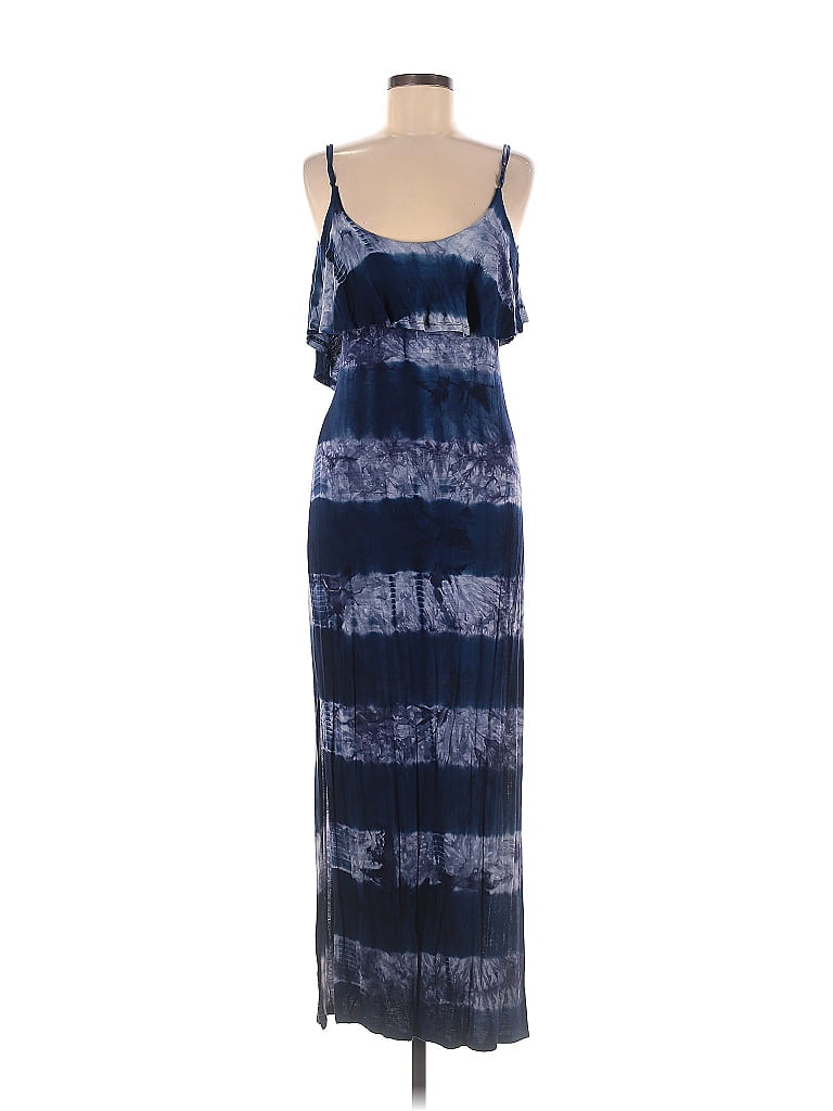 Timing Multi Color Blue Casual Dress Size M - 40% off | thredUP