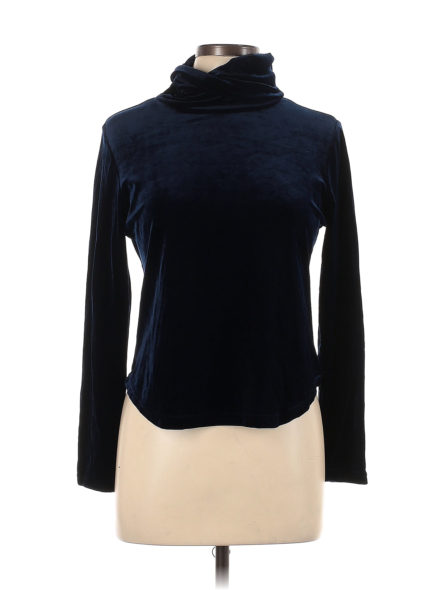 Sno Skins Color Block Solid Blue Turtleneck Sweater Size L - 76% off ...