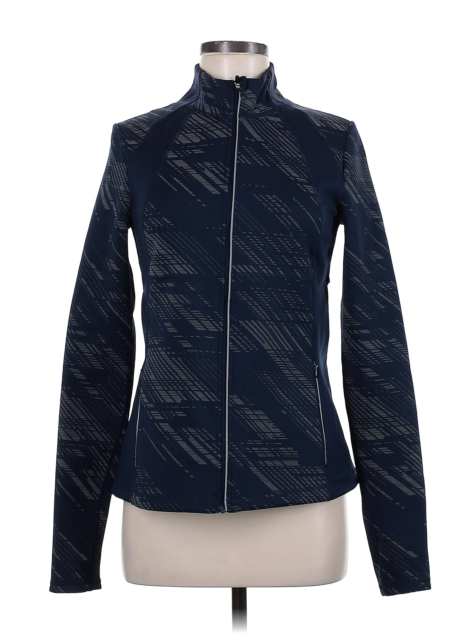 Sweaty Betty Solid Navy Blue Track Jacket Size M - 70% off | thredUP