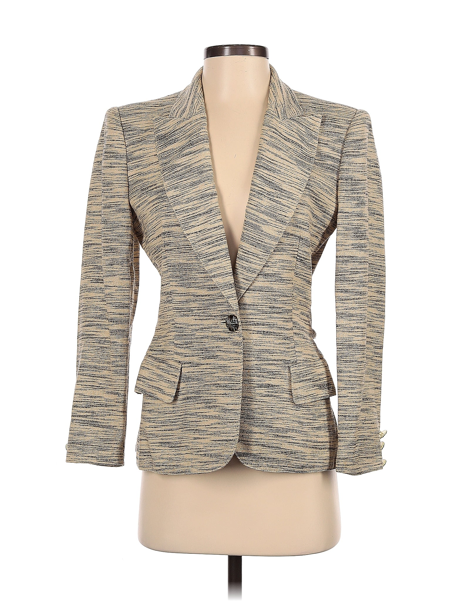 Valentino Miss V Gold Blazer Size 6 - 74% off | thredUP